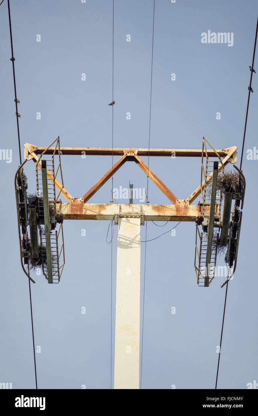 Cable way pylon hi-res stock photography and images - Alamy