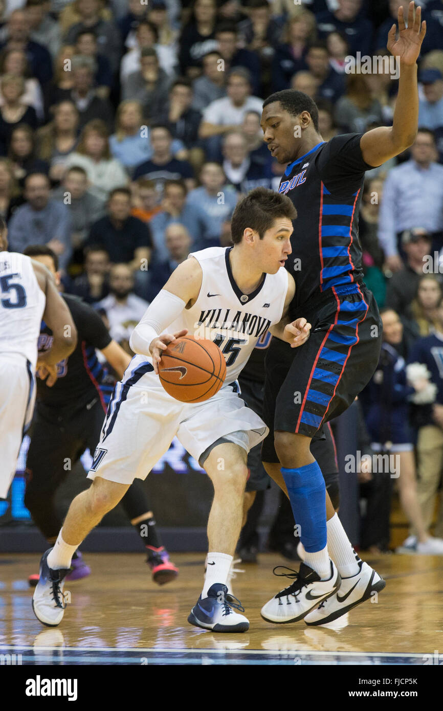 Villanova, Pennsylvania, USA. 1st Mar, 2016. Villanova Wildcats guard ...