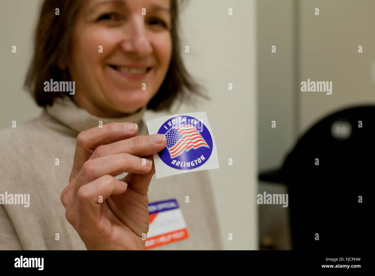 I voted sticker hi-res stock photography and images - Alamy