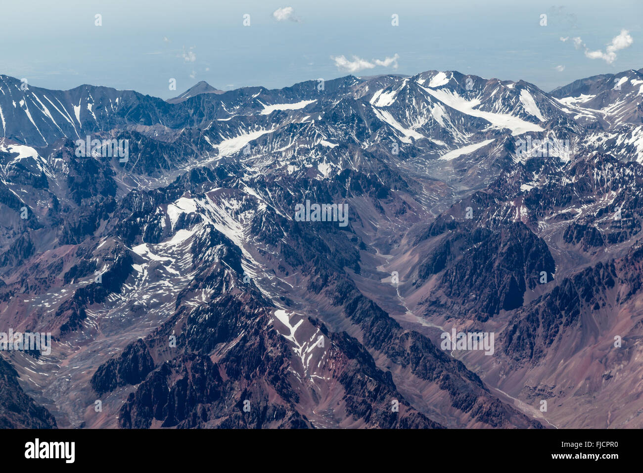 Cordillera de Los Andes Stock Photo - Alamy