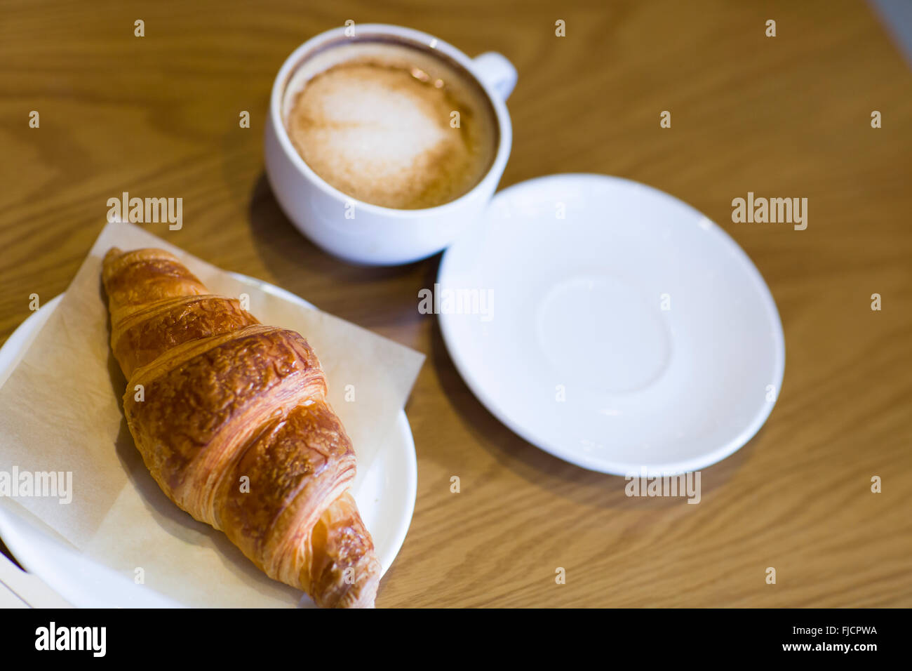 Bread and coffee Stock Photo - Alamy