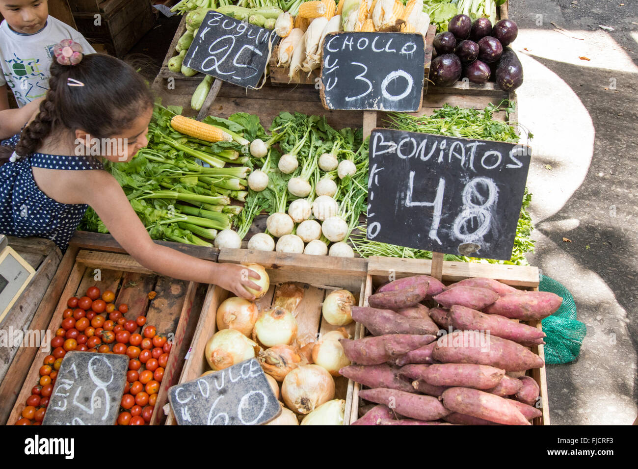 Montevideo Uruguay market Stock Photo - Alamy