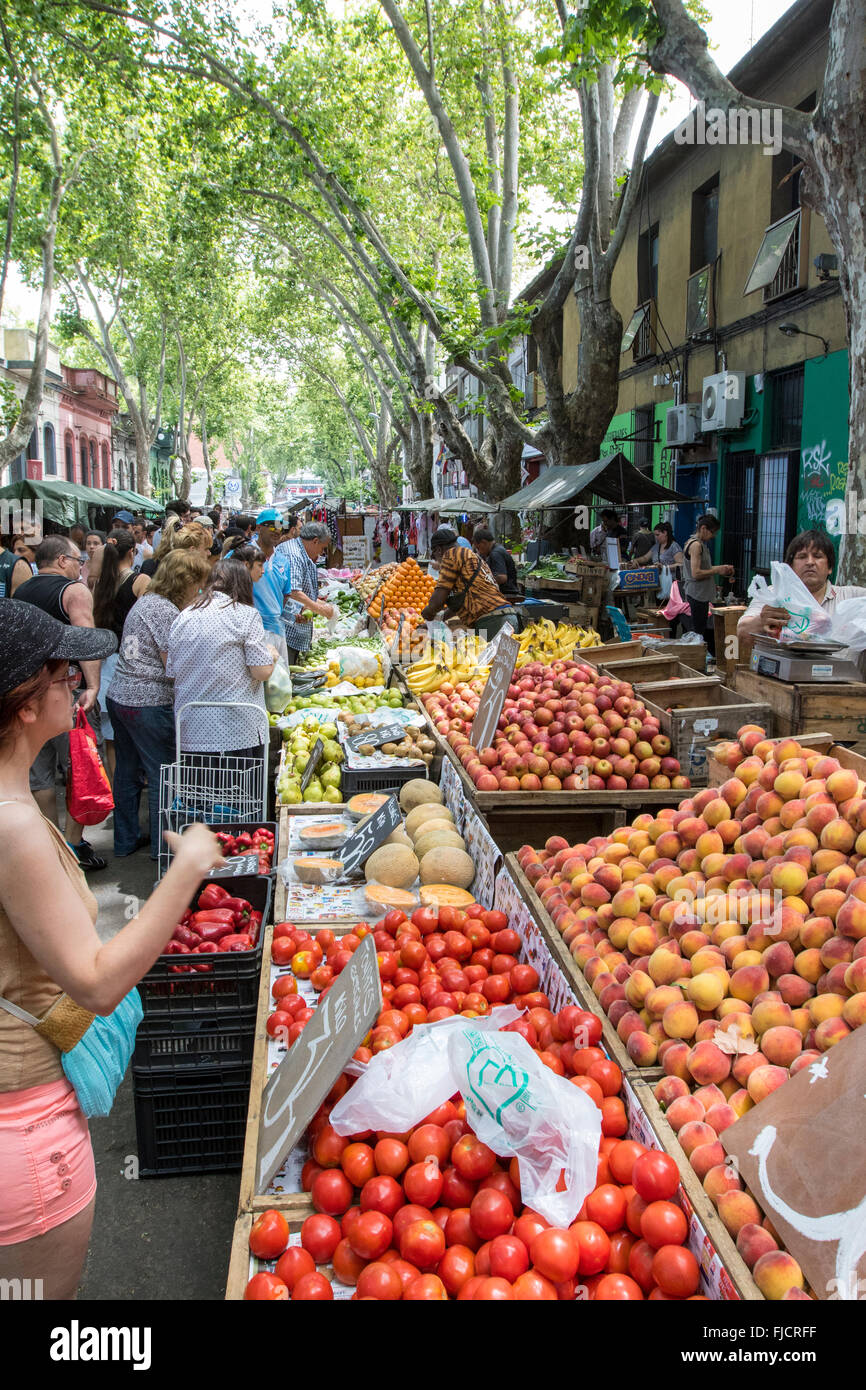 Montevideo Uruguay market Stock Photo - Alamy