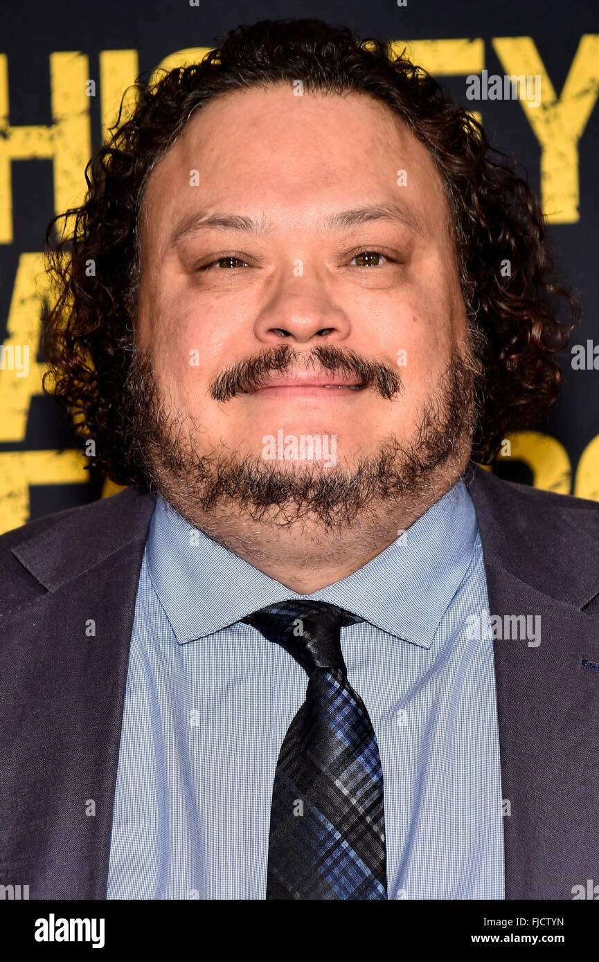 New York, NY, USA. 1st Mar, 2016. Adrian Martinez at arrivals for ...