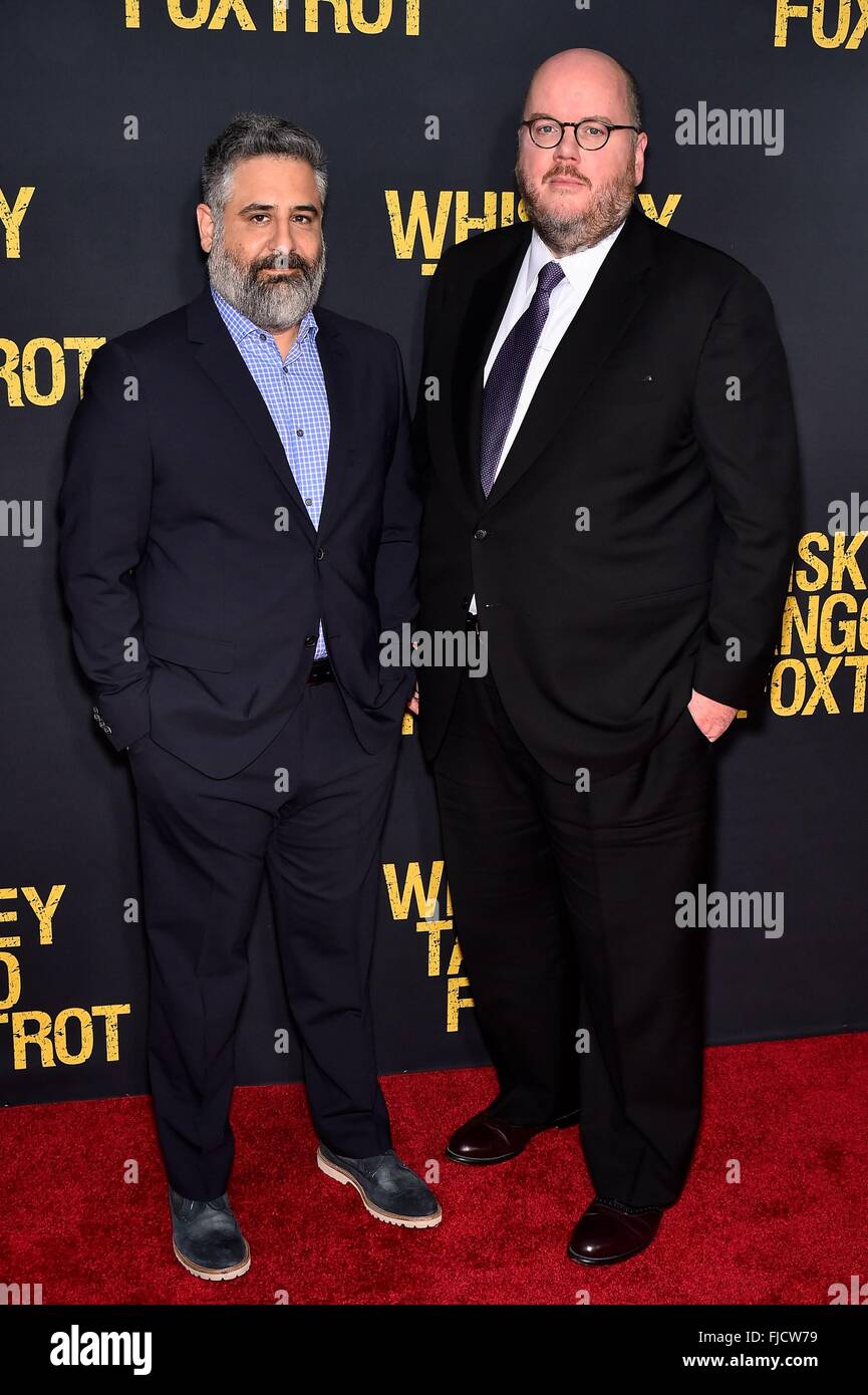 New York, NY, USA. 1st Mar, 2016. John Requa, Glenn Ficarra at arrivals ...