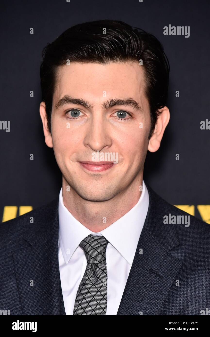 New York, NY, USA. 1st Mar, 2016. Nicholas Braun at arrivals for ...