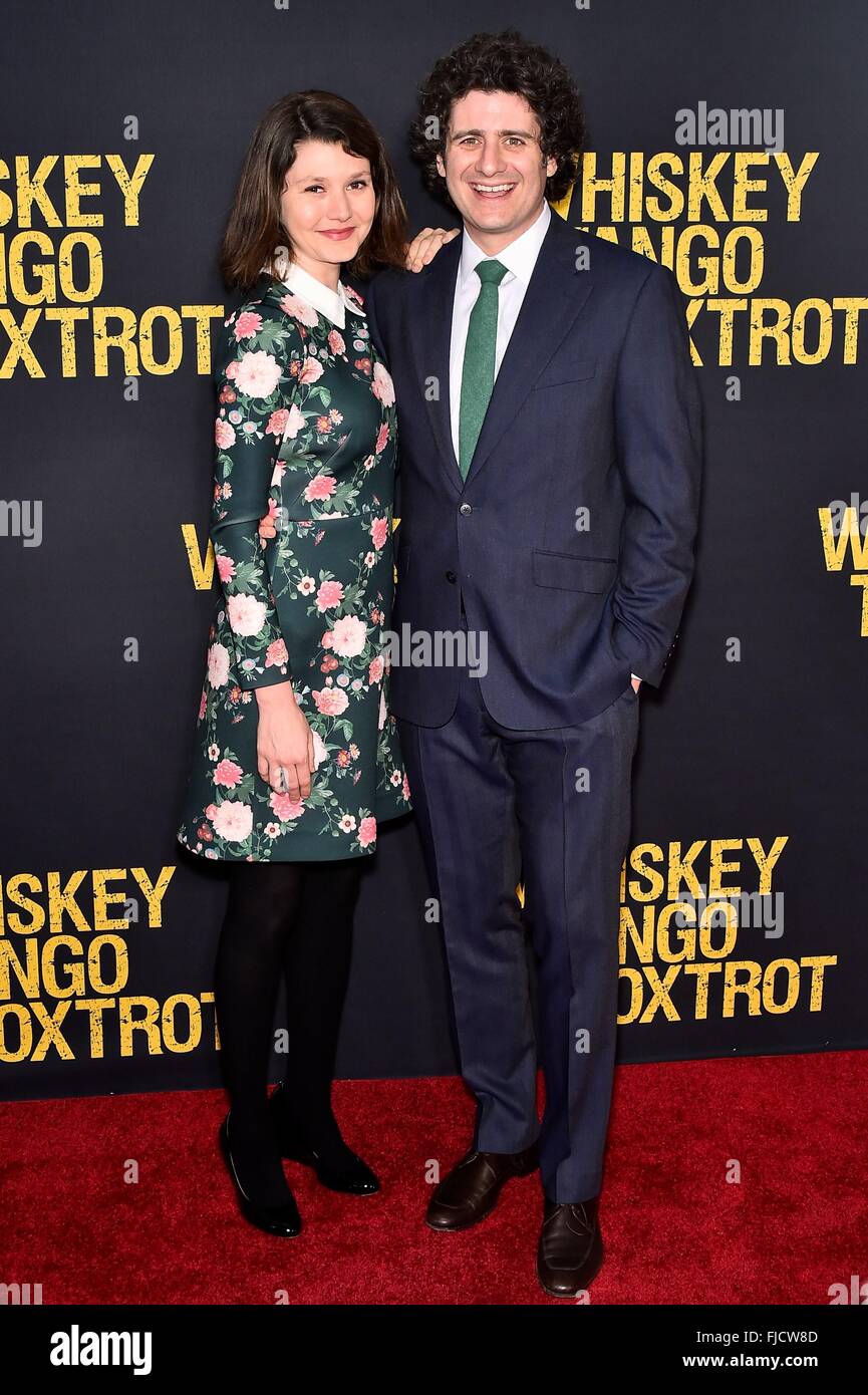 New York, NY, USA. 1st Mar, 2016. Katherine Sexton, Eric Gurian at ...