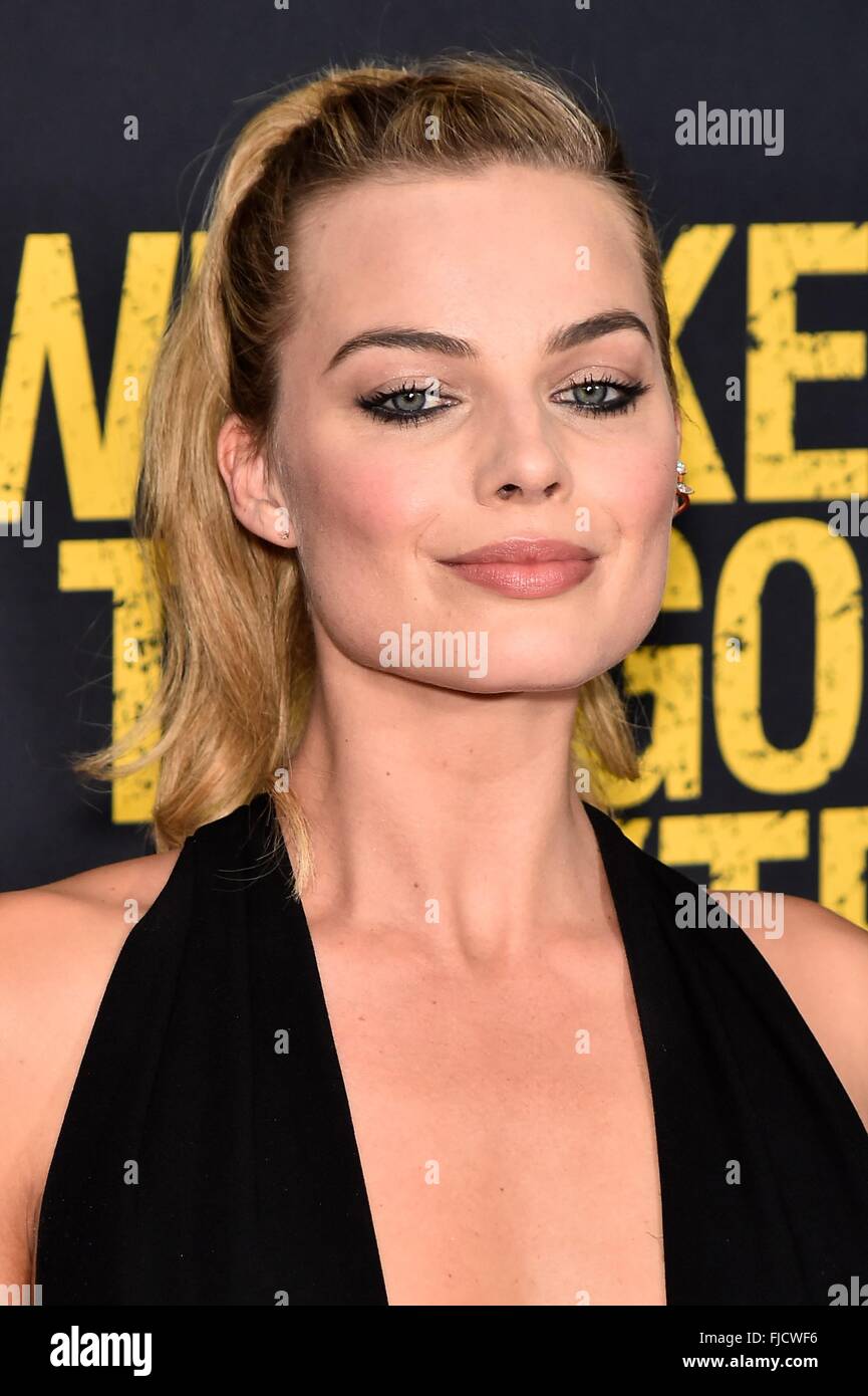 New York, NY, USA. 1st Mar, 2016. Margot Robbie at arrivals for WHISKEY ...