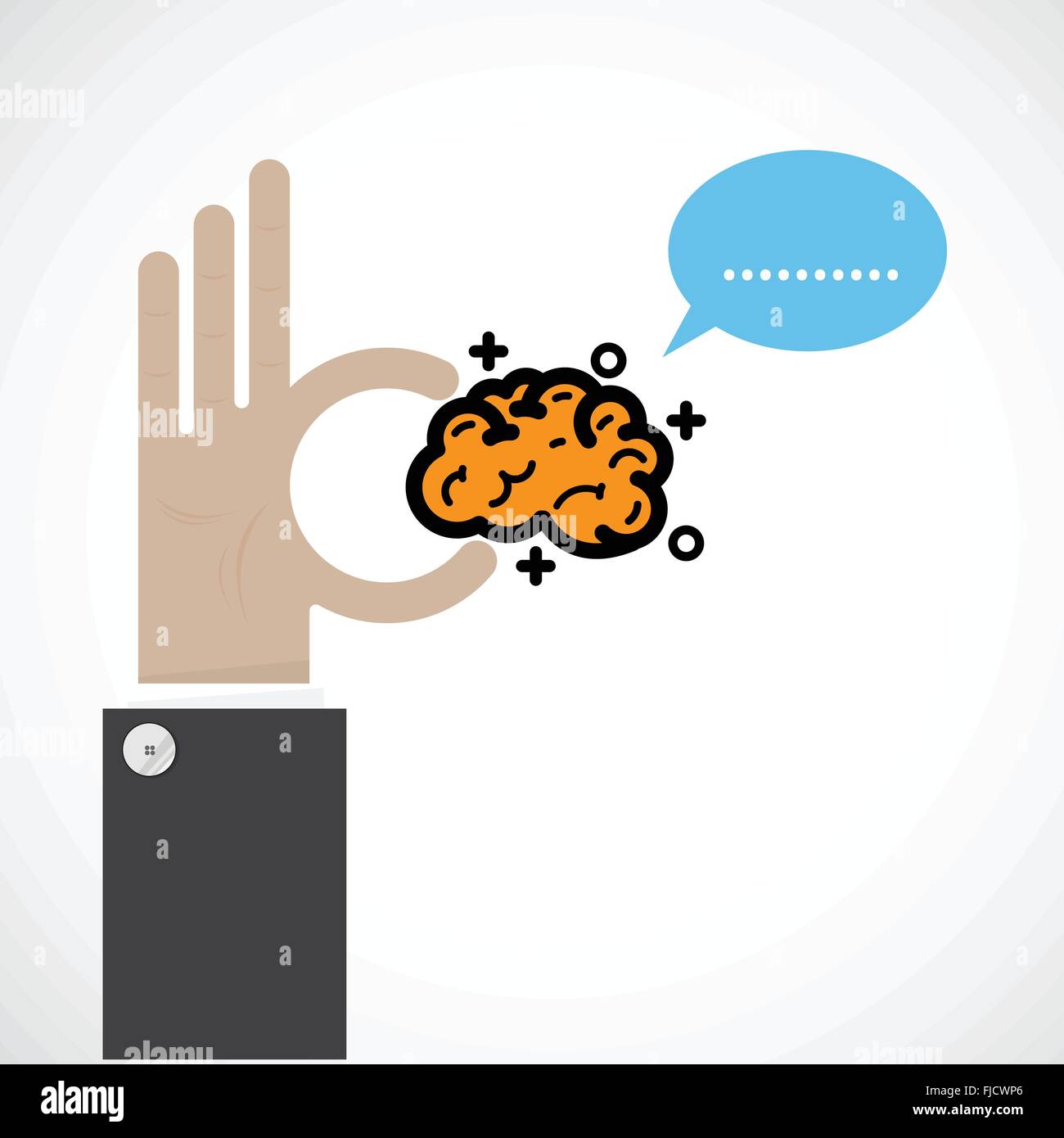 Creative brain sign idea,flat design.Concept of ideas inspiration ...