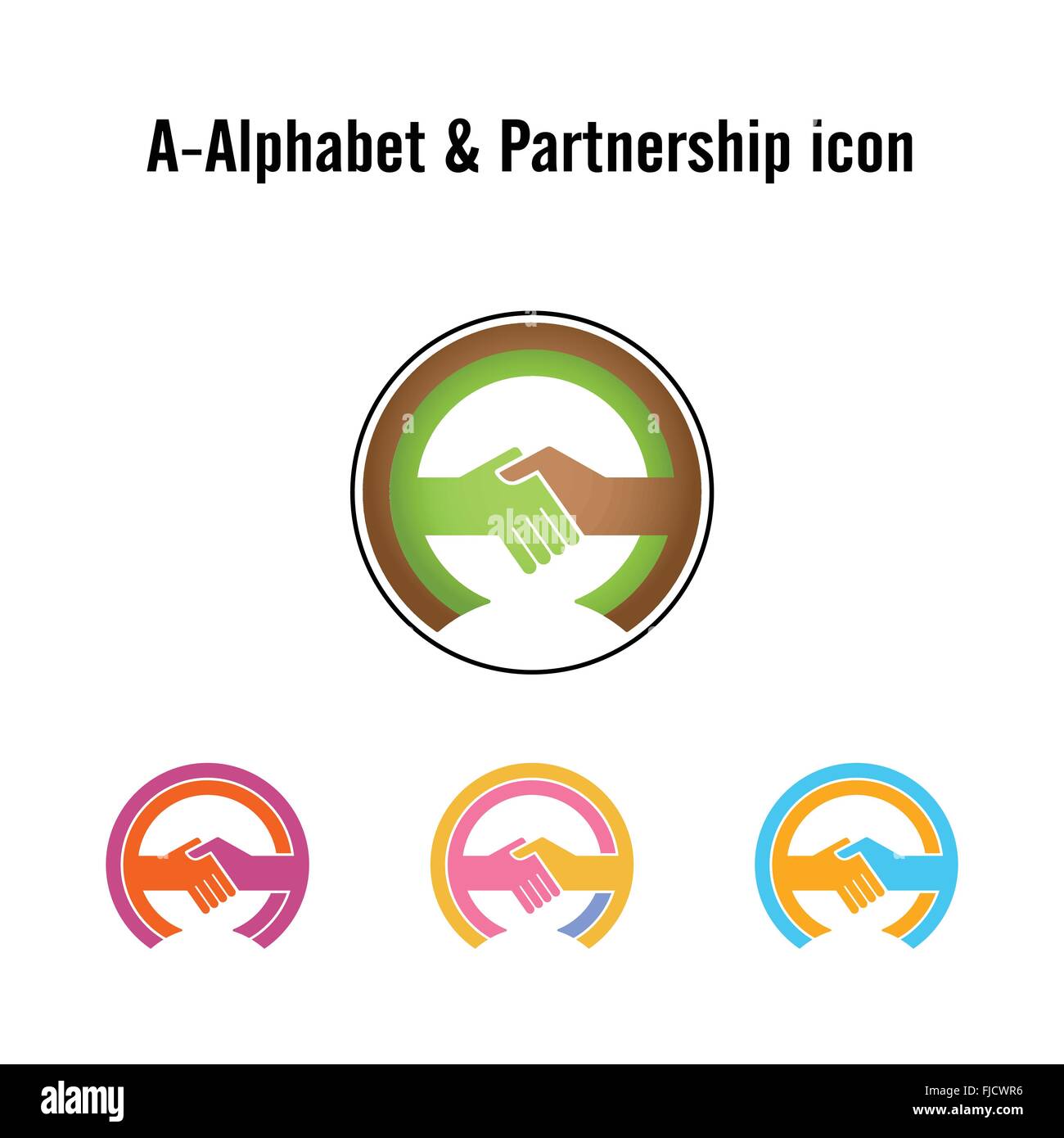 Creative A-letter icon abstract logo design vector template.Business ...