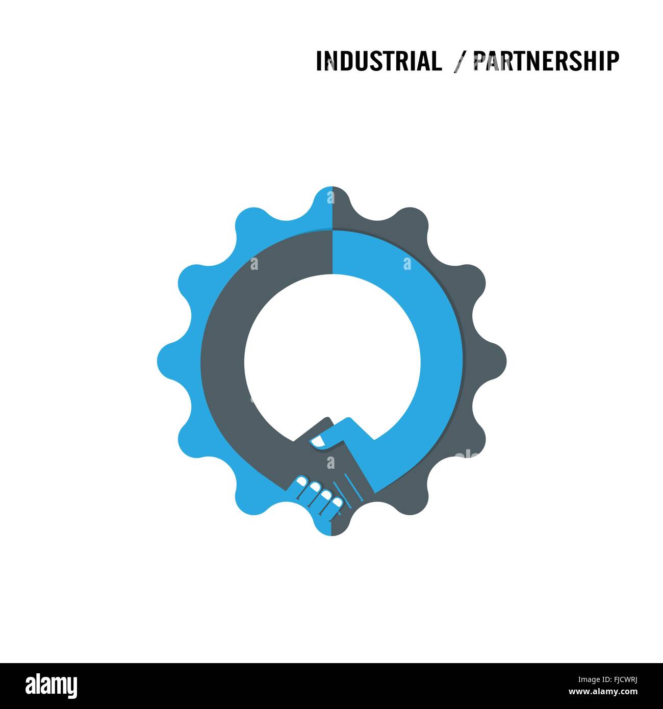 Creative handshake sign industrial idea hi-res stock photography and ...