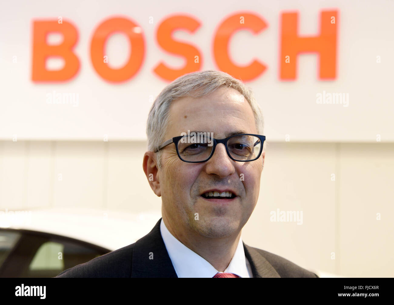 Geneva, Switzerland. 1st Mar, 2016. Rolf Bulander, chairman of the ...