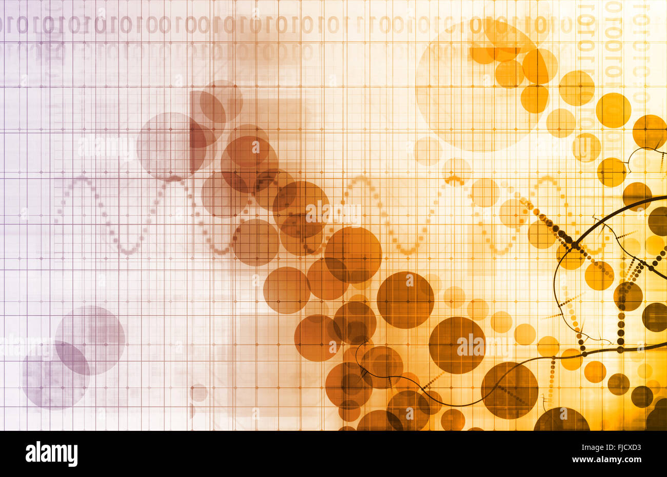 Science Education as a Biotech Pattern for Presentations Stock Photo ...