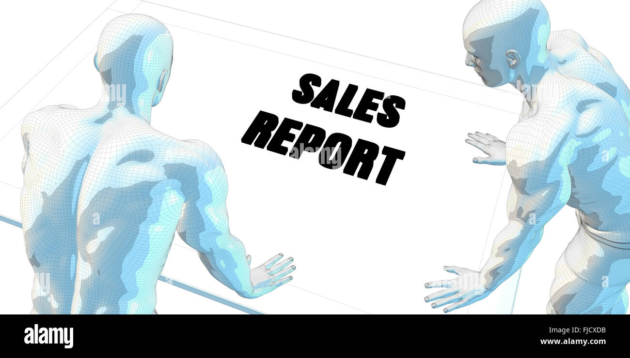 Sales Report Discussion and Business Meeting Concept Art Stock Photo ...