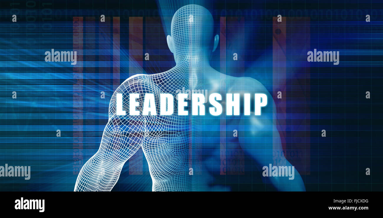 Leadership as a Futuristic Concept Abstract Background Stock Photo - Alamy