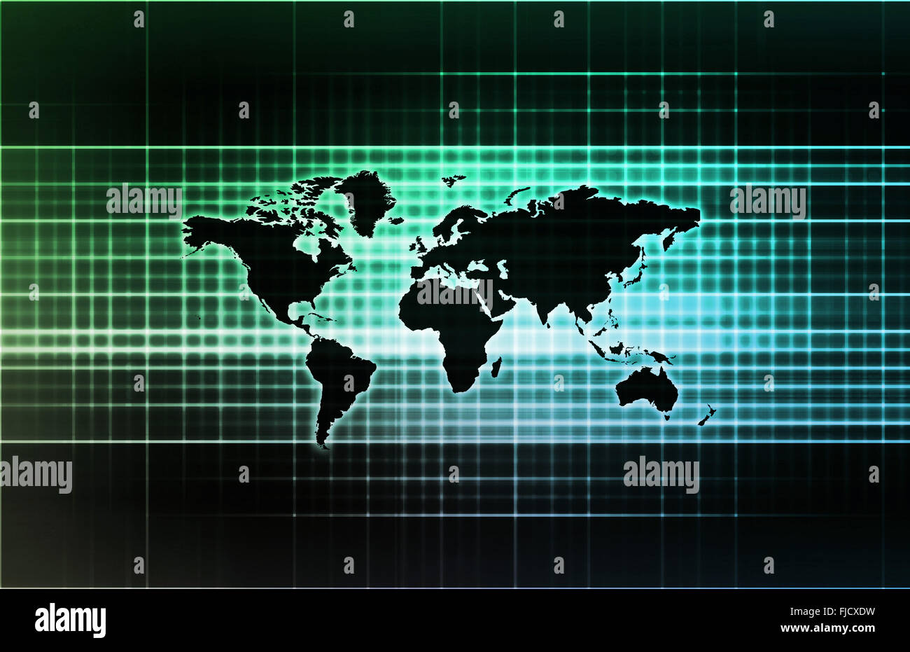 Global trade map hi-res stock photography and images - Alamy