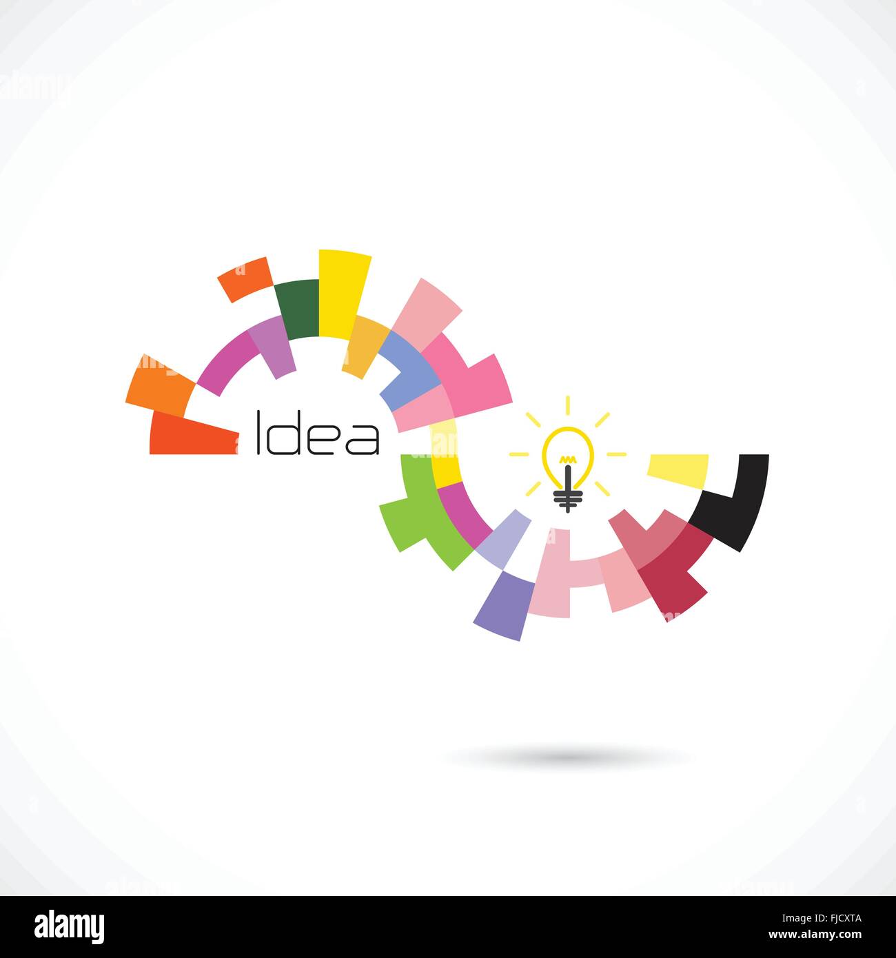 Creative circle abstract vector logo design template. Corporate ...