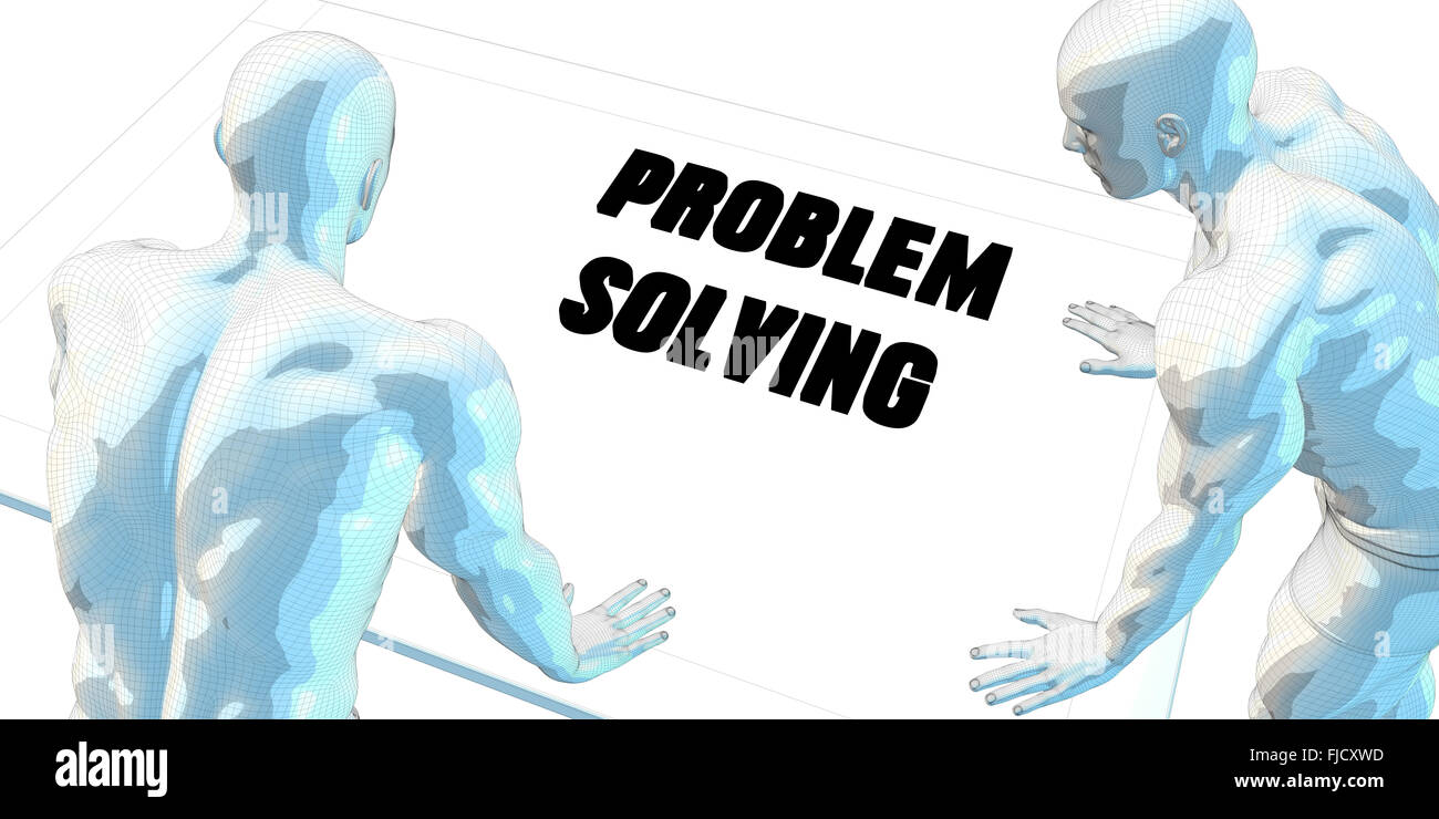 Problem Solving Discussion and Business Meeting Concept Art Stock Photo ...