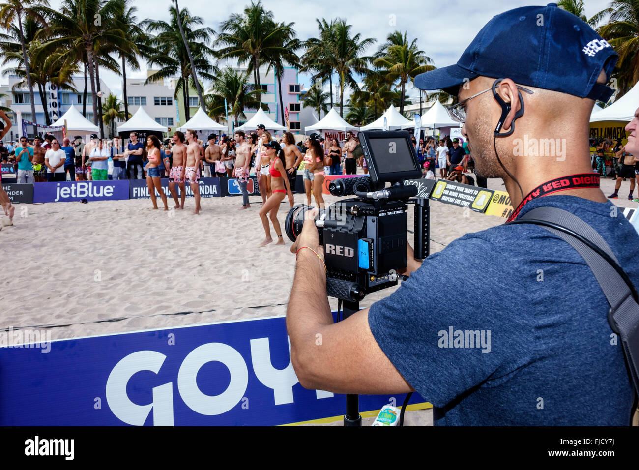 South Beach Miami Volleyball High Resolution Stock Photography and ...