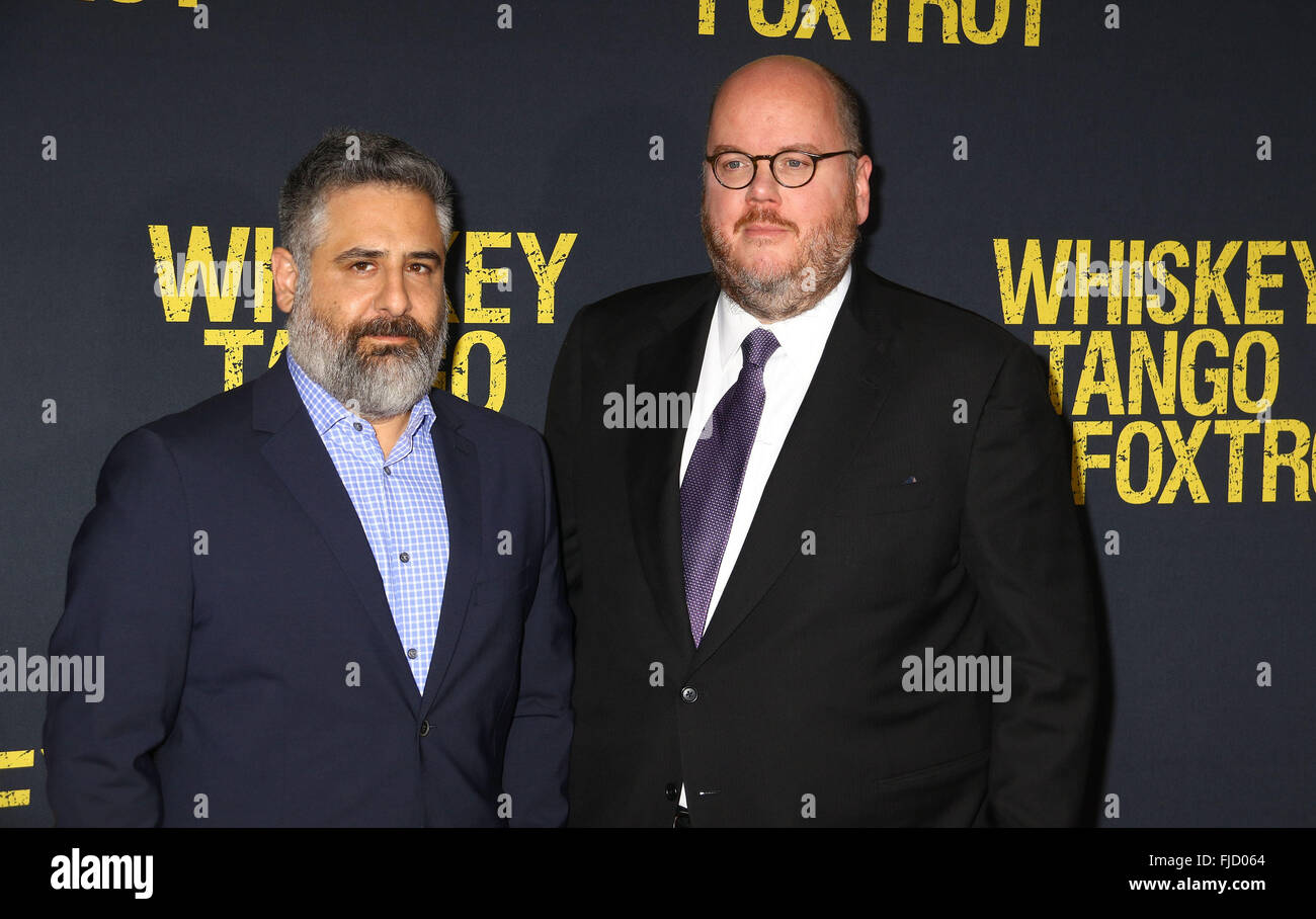 New York, New York, USA. 1st Mar, 2016. Directors GLENN FICARRA AND ...