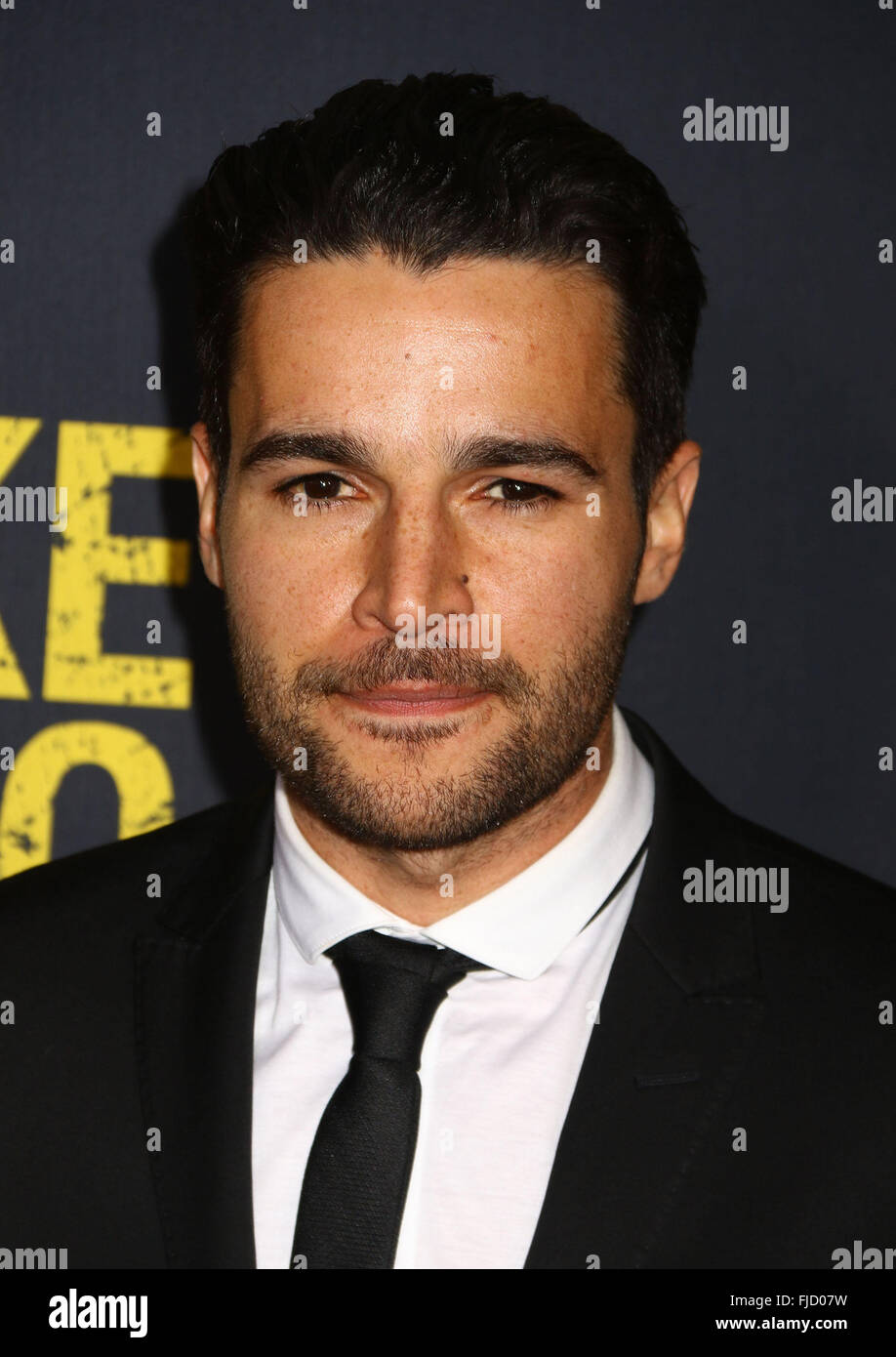 New York, New York, USA. 1st Mar, 2016. Actor CHRISTOPHER ABBOTT ...