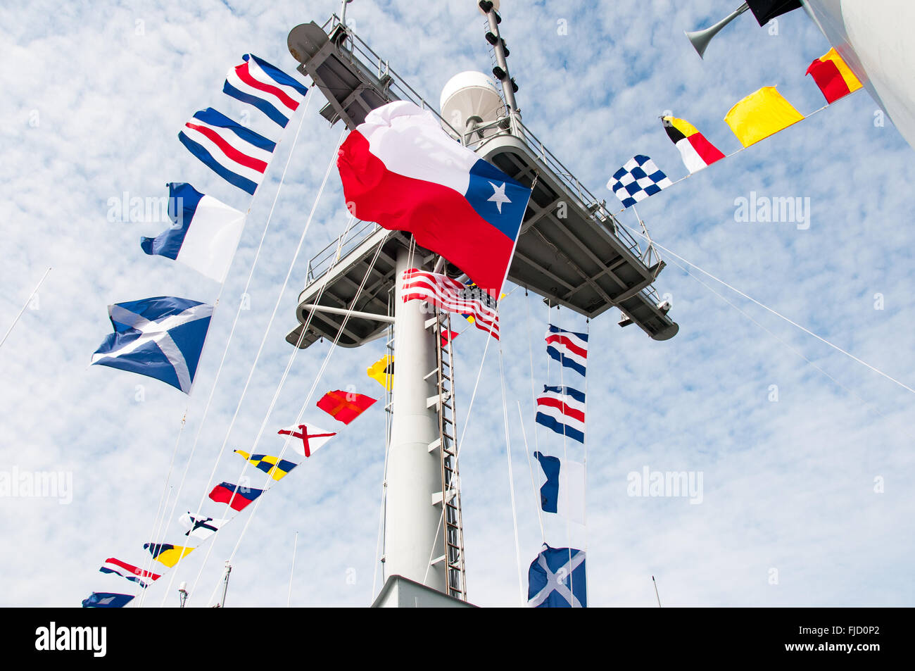 Navy ship signal flag signal flags hi-res stock photography and images ...
