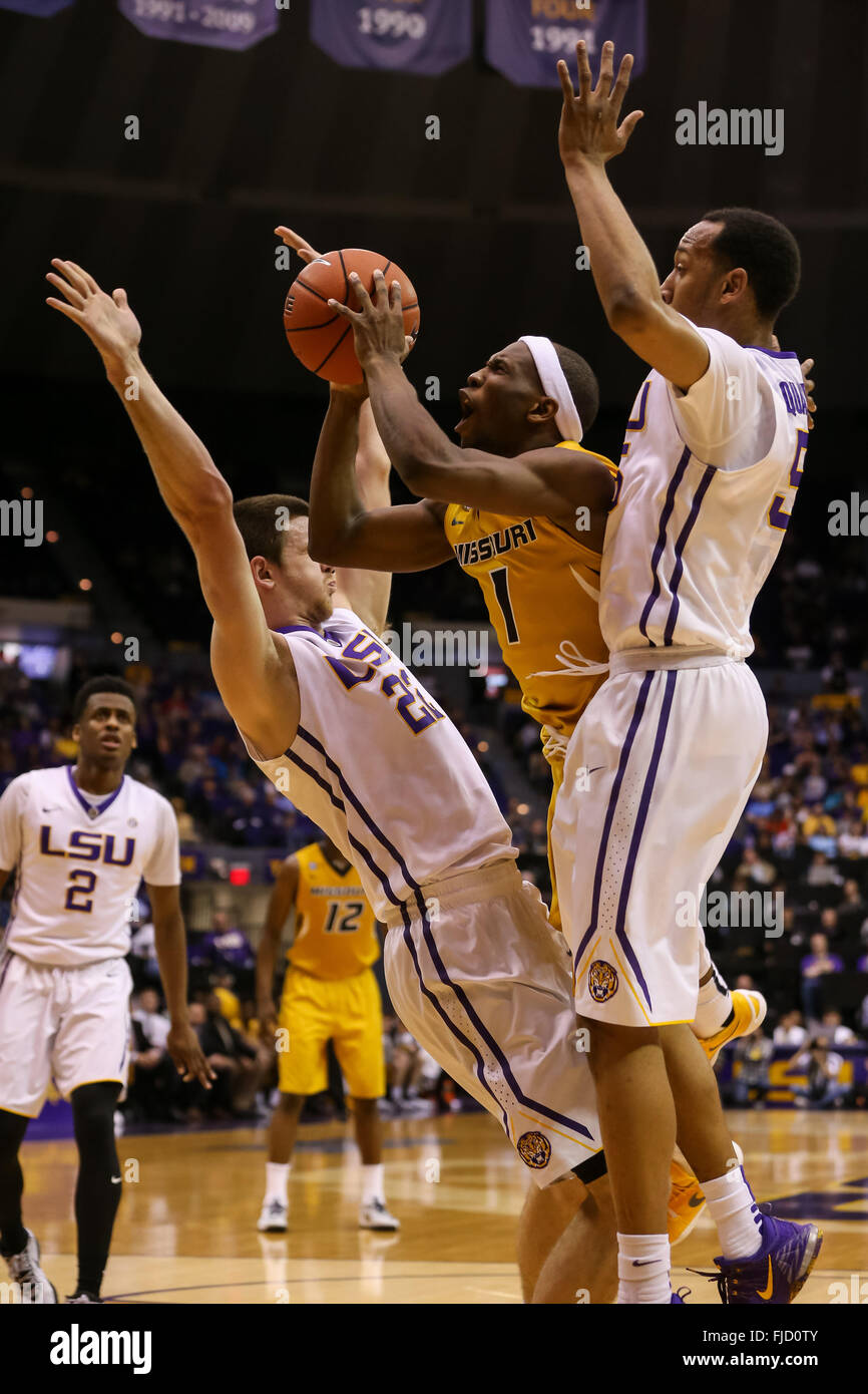 Baton Rouge, LA, USA. 01st Mar, 2016. LSU Tigers center Darcy Malone ...