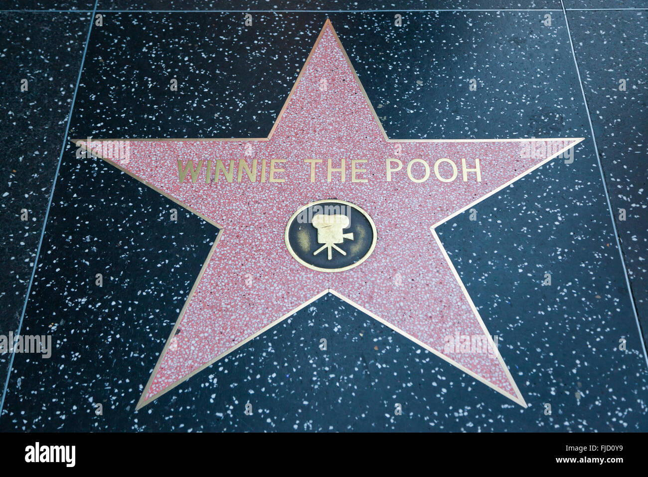 HOLLYWOOD, CALIFORNIA - February 8 2015: Winnie the Pooh's Hollywood ...