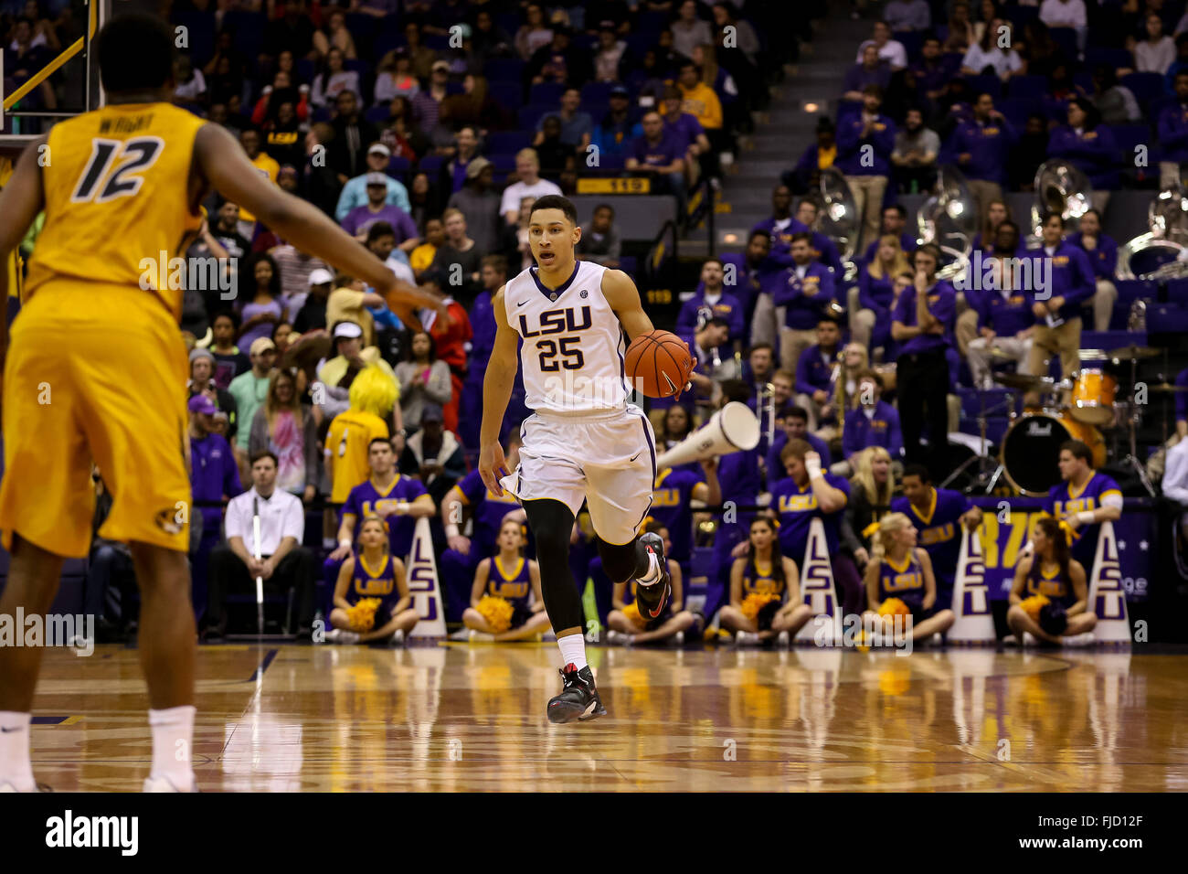 Baton Rouge, LA, USA. 01st Mar, 2016. LSU Tigers forward Ben Simmons ...