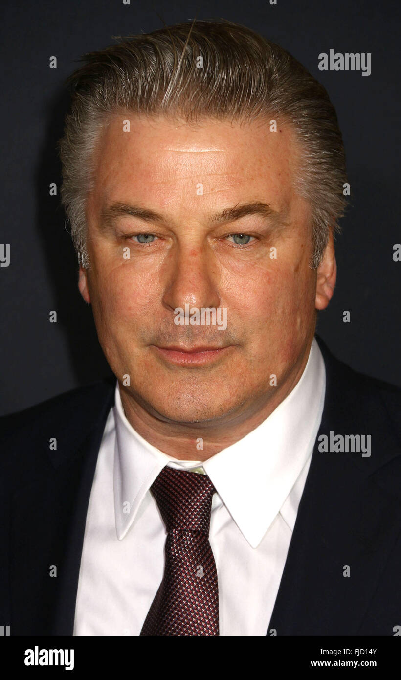New York, New York, USA. 1st Mar, 2016. Actor ALEC BALDWIN attends the ...