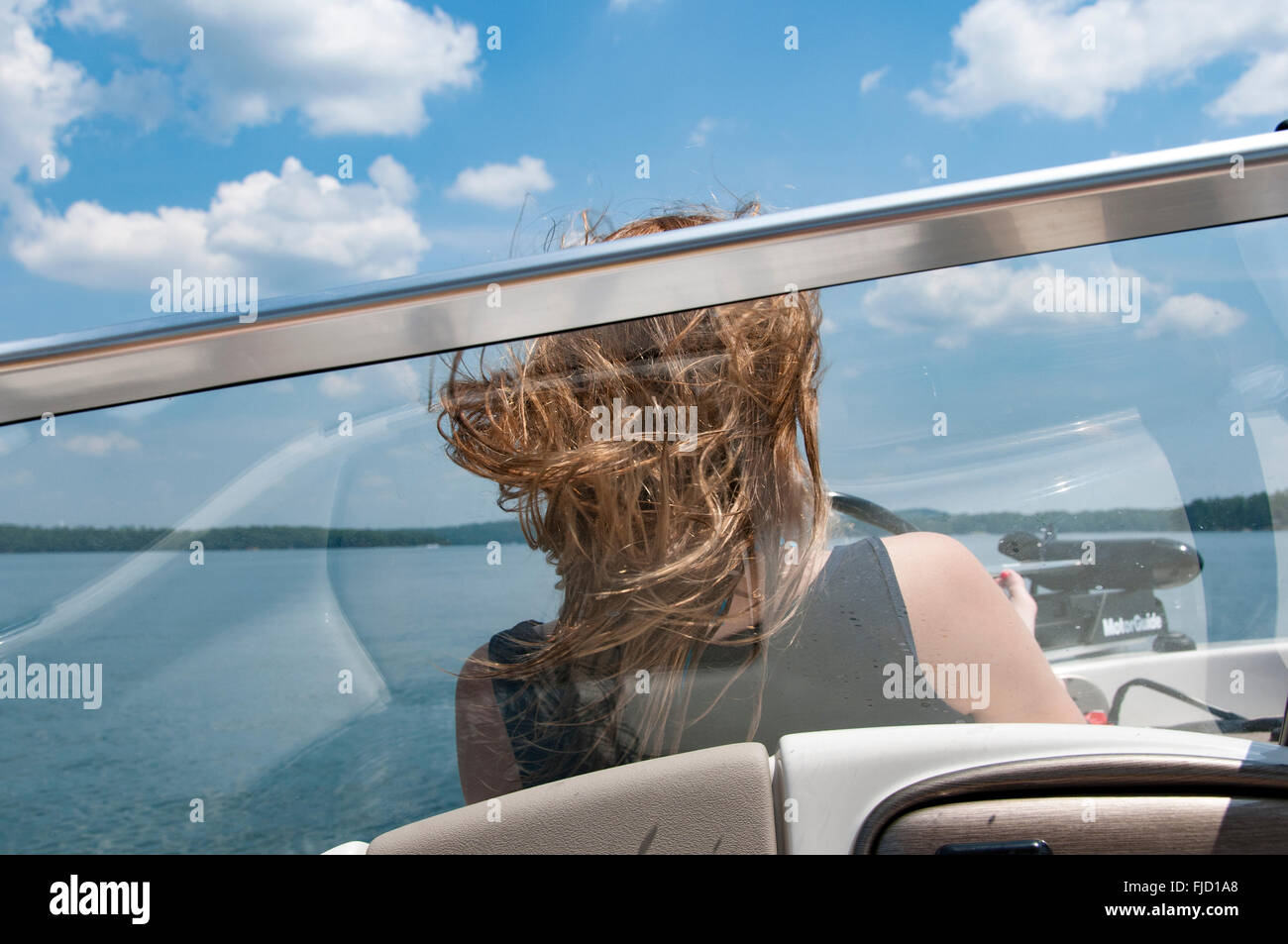 Boating at Lake Martin Alabama Stock Photo - Alamy