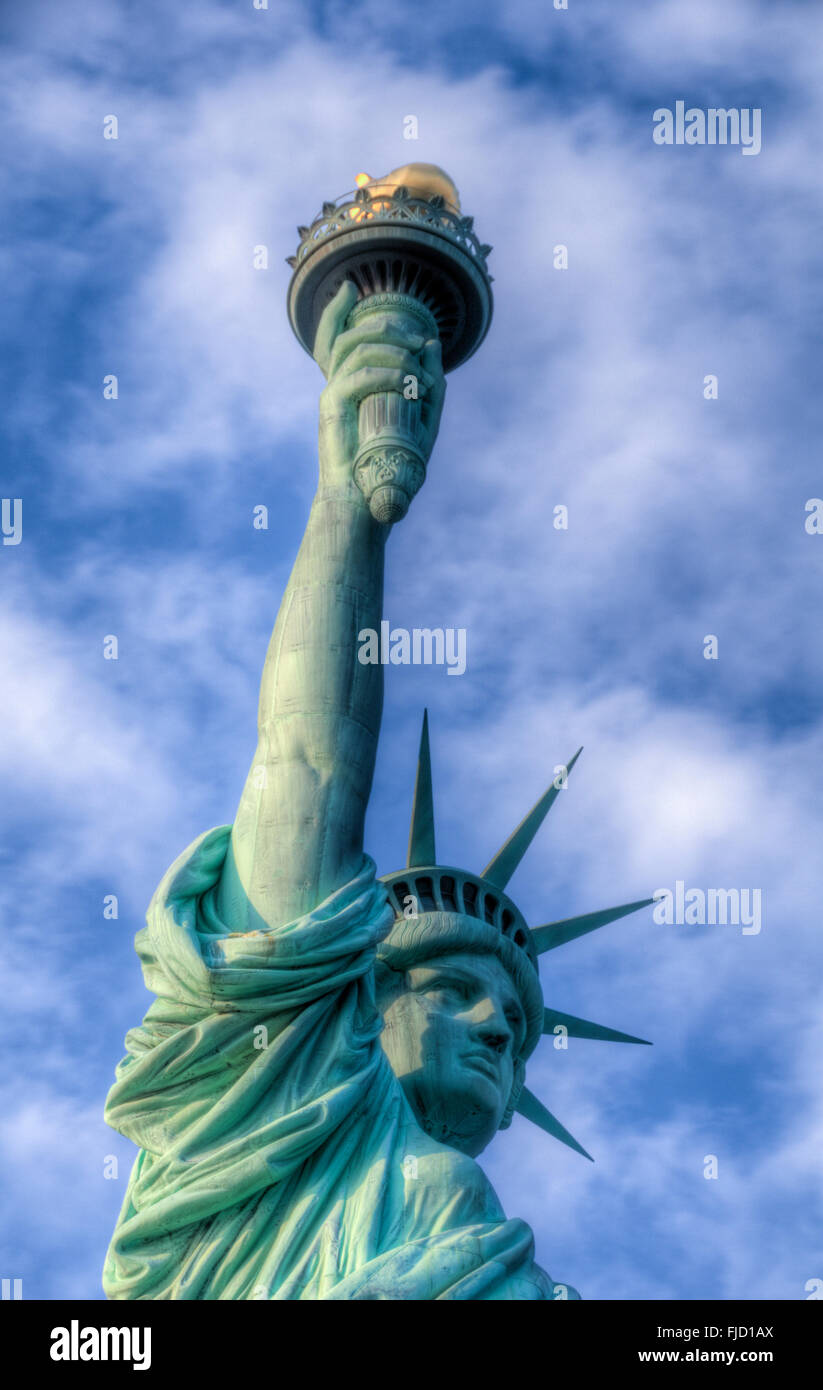 Liberty statue enlightening art hi-res stock photography and images - Alamy