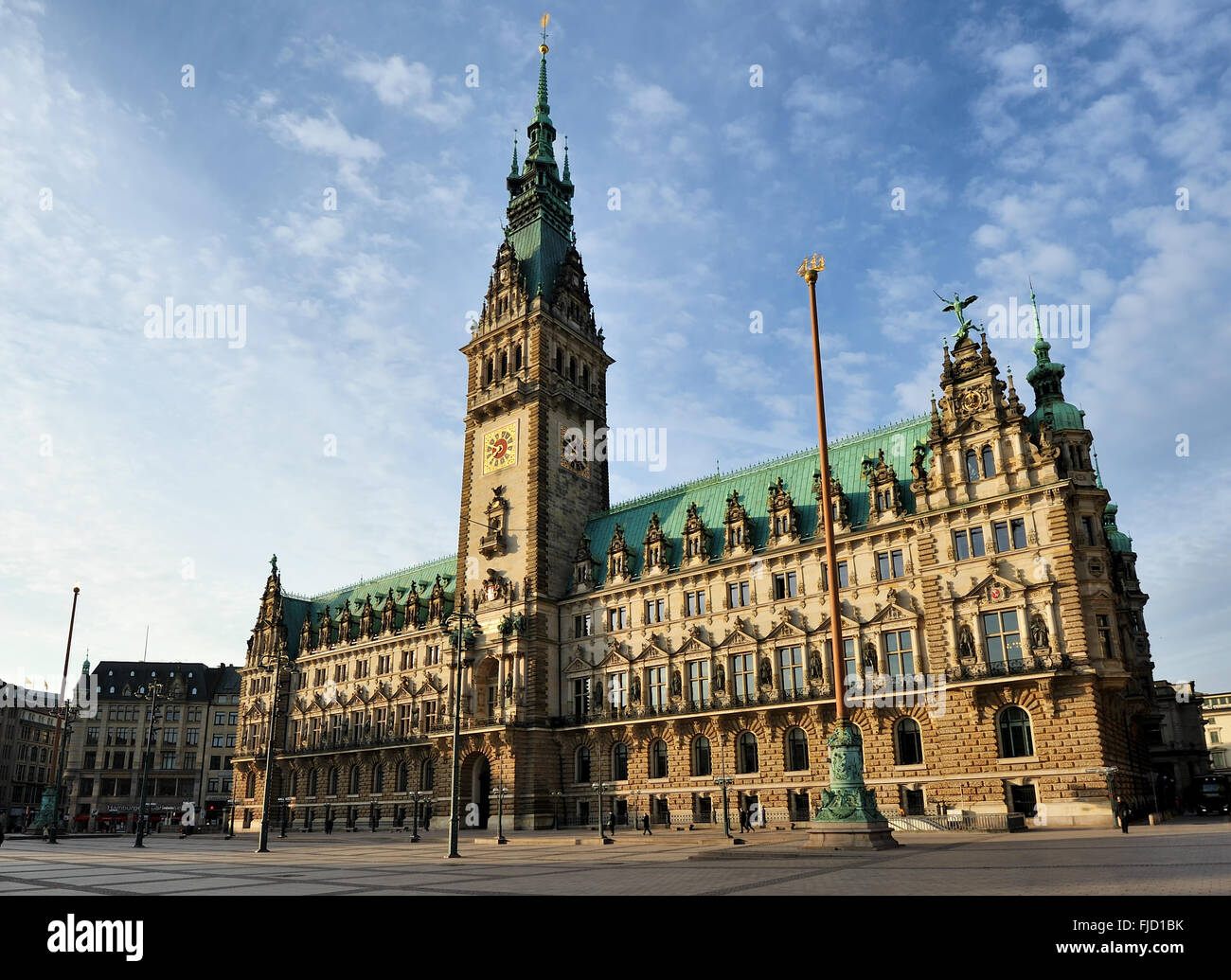 Rathaus (City Hall) and Rathausmarkt, Hamburg, Germany Stock Photo - Alamy