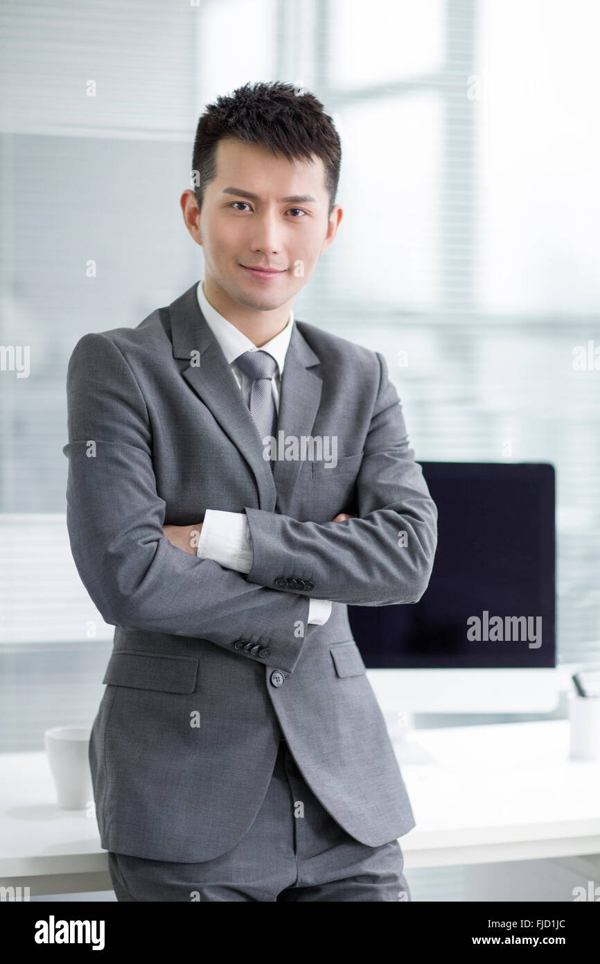 Portrait of Chinese businessman Stock Photo - Alamy