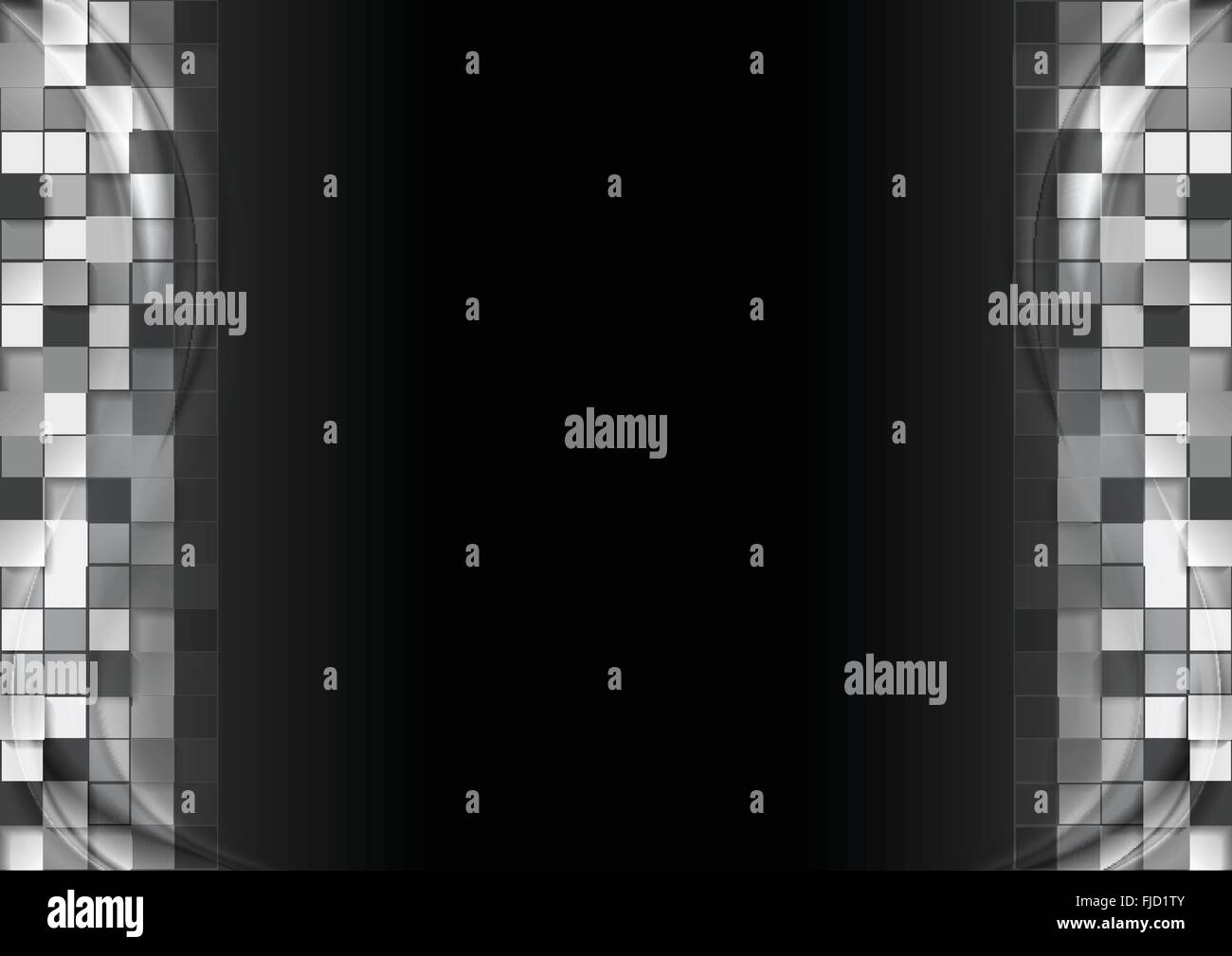 Dark grey vector graphic background with mosaic design Stock Vector ...