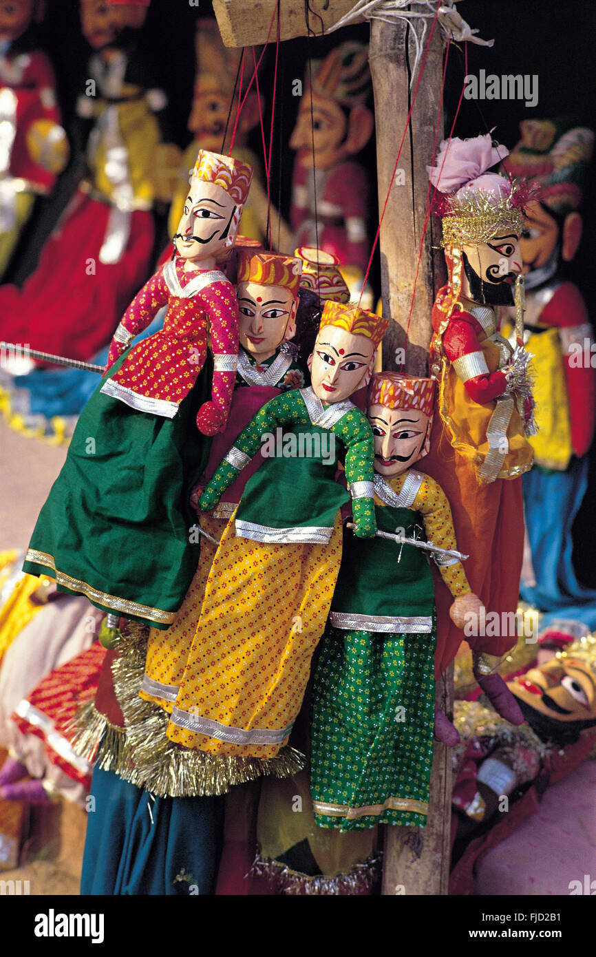 puppets, rajasthan, india, asia Stock Photo - Alamy