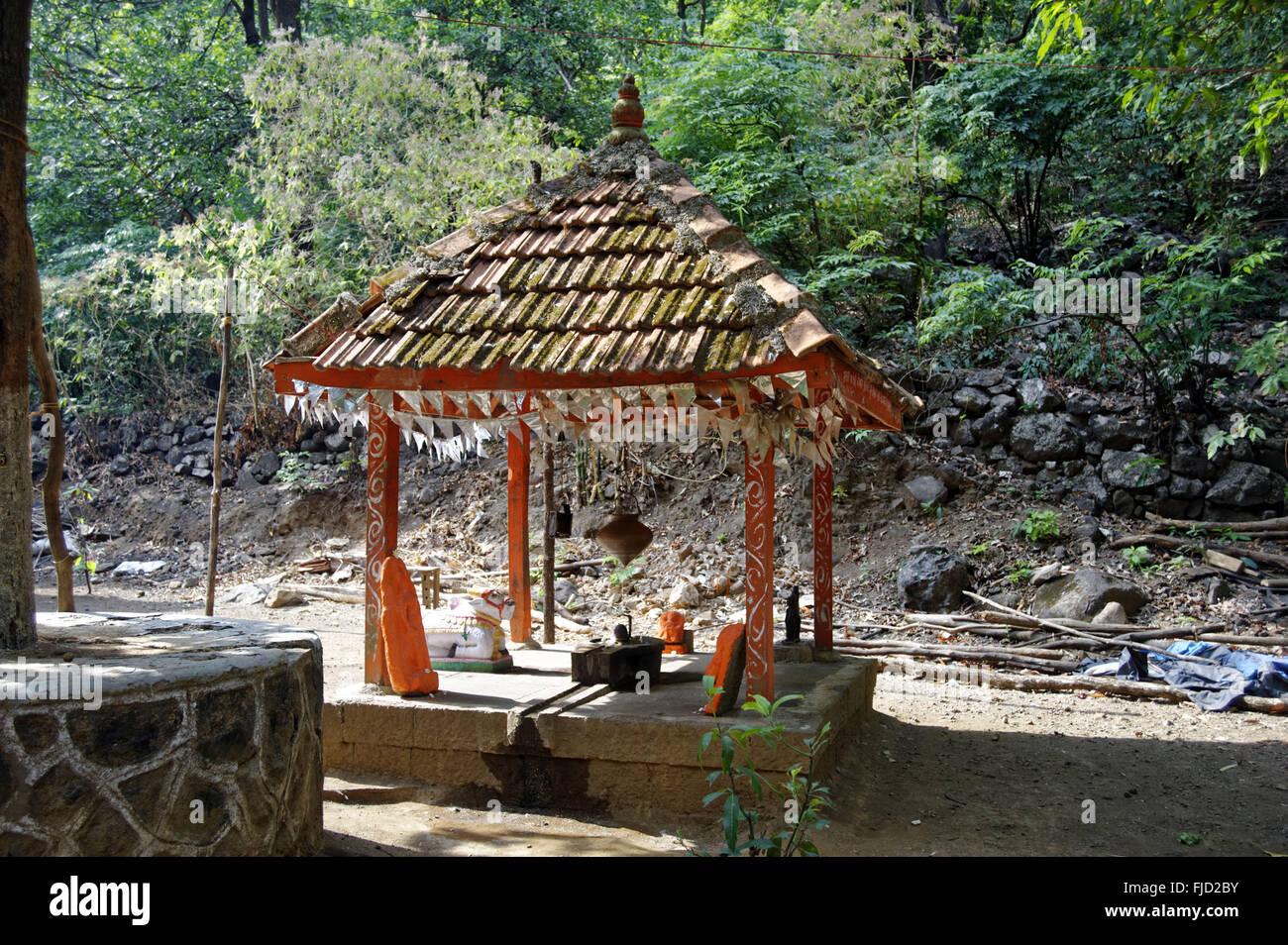 Shiva temple, ajoba hill, thane, maharashtra, india, asia Stock Photo ...