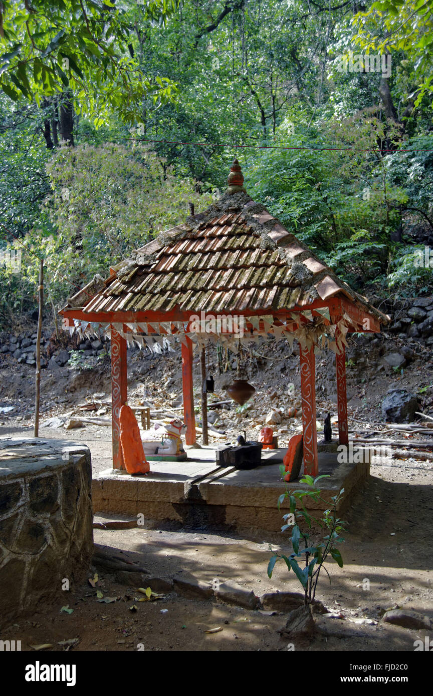 Shiva temple, ajoba hill, thane, maharashtra, india, asia Stock Photo ...
