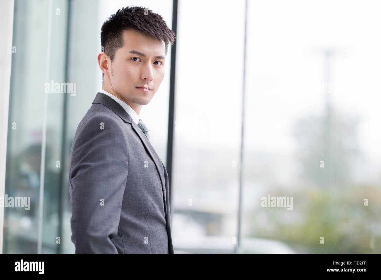 Portrait of Chinese businessman Stock Photo - Alamy