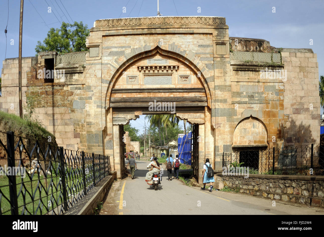 Fort gate, dharwad, Karnataka, india, asia Stock Photo - Alamy