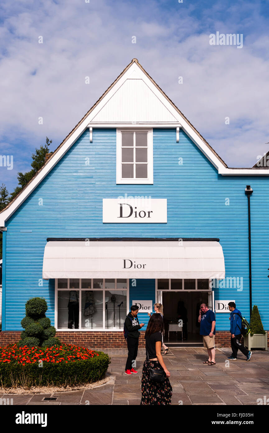 The Dior shop store at Bicester Village in Bicester , Oxfordshire ...