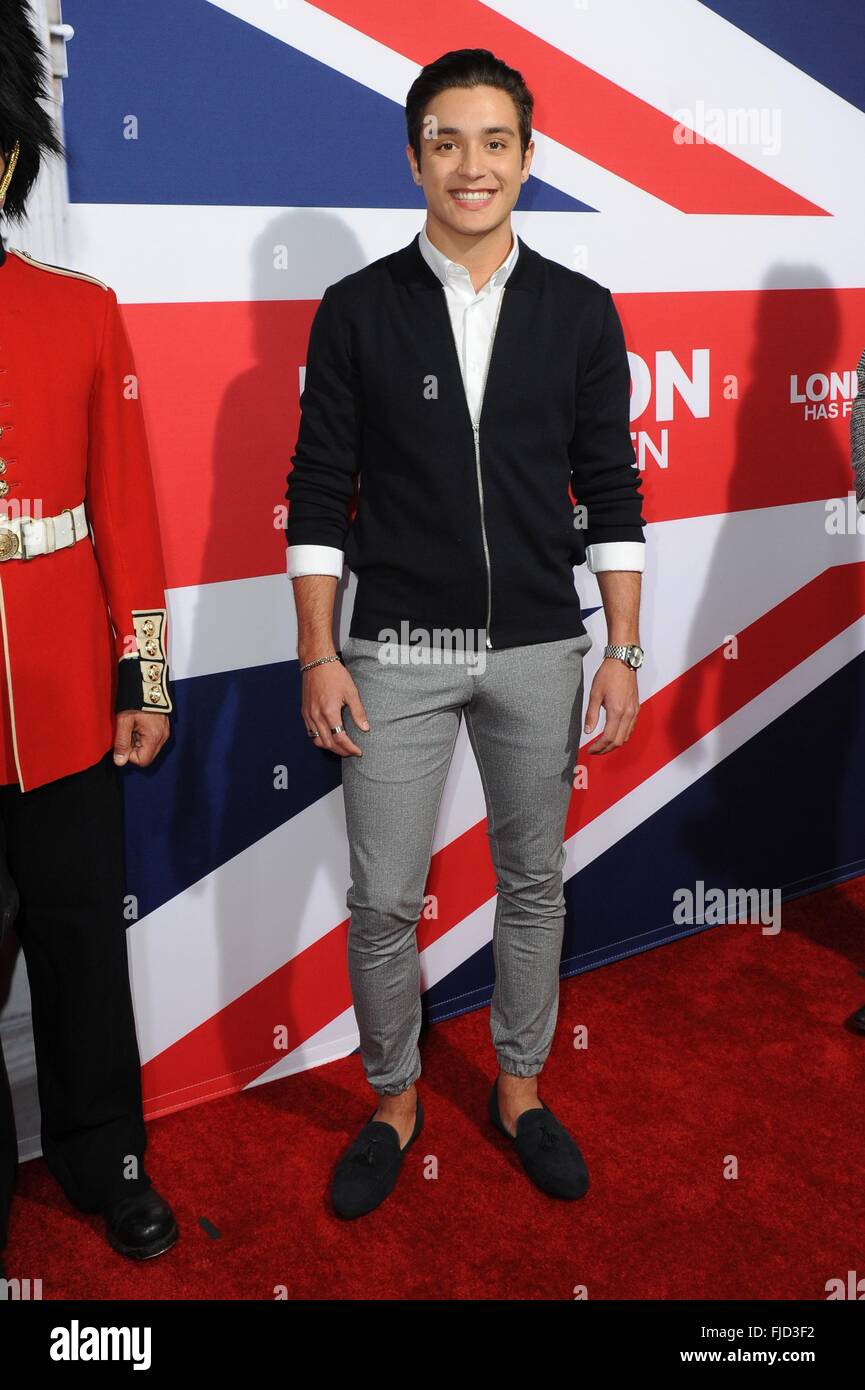 Gabriel Conte at arrivals for LONDON HAS FALLEN Premiere, ArcLight ...