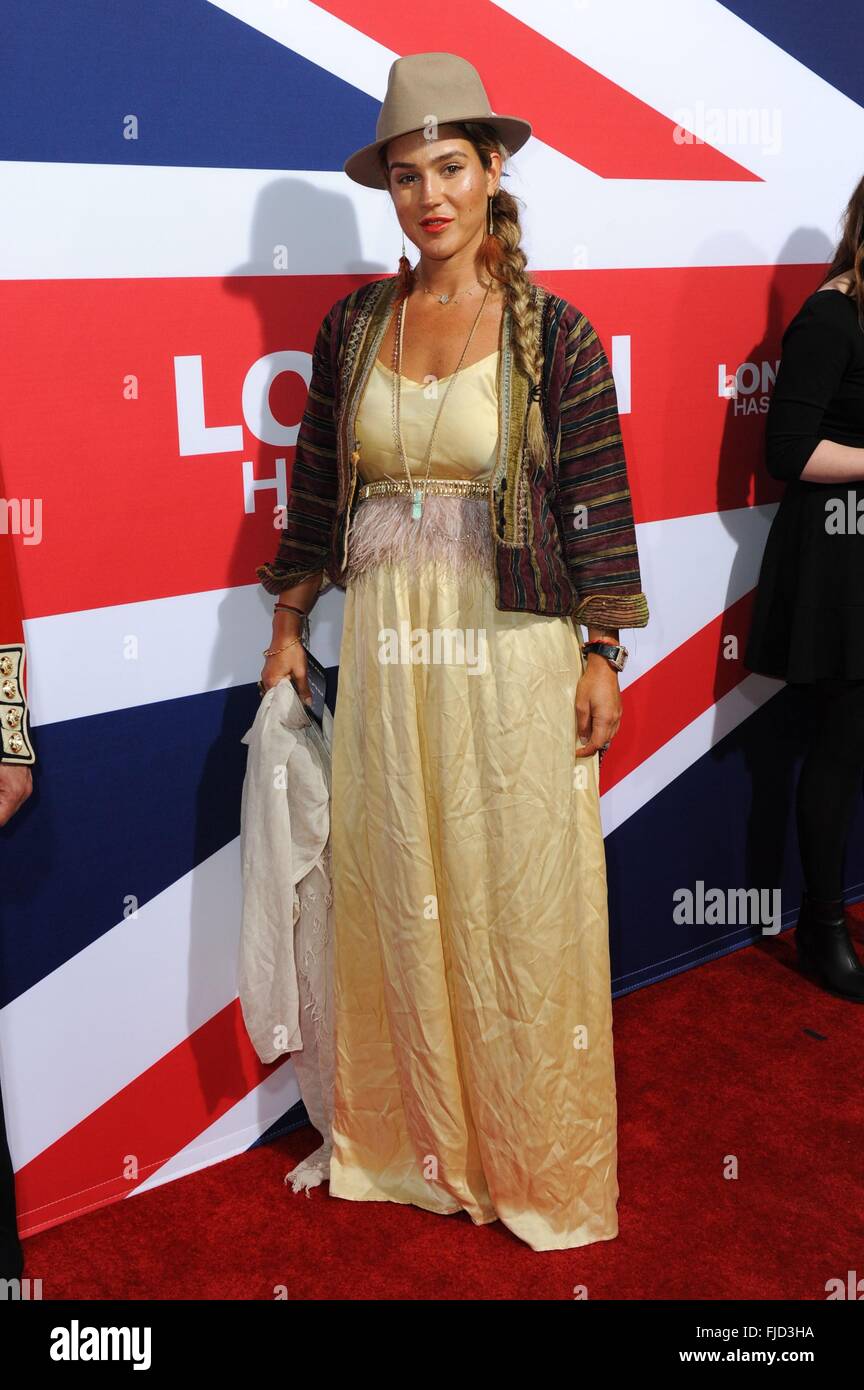 Los Angeles, CA, USA. 1st Mar, 2016. Selin Stone at arrivals for LONDON ...
