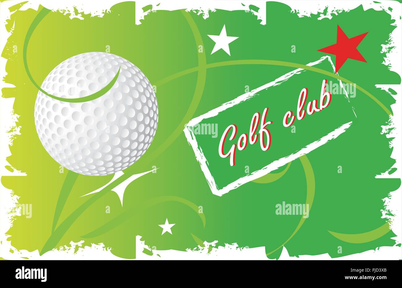Horizontal golf poster.Green background Stock Vector Image & Art - Alamy