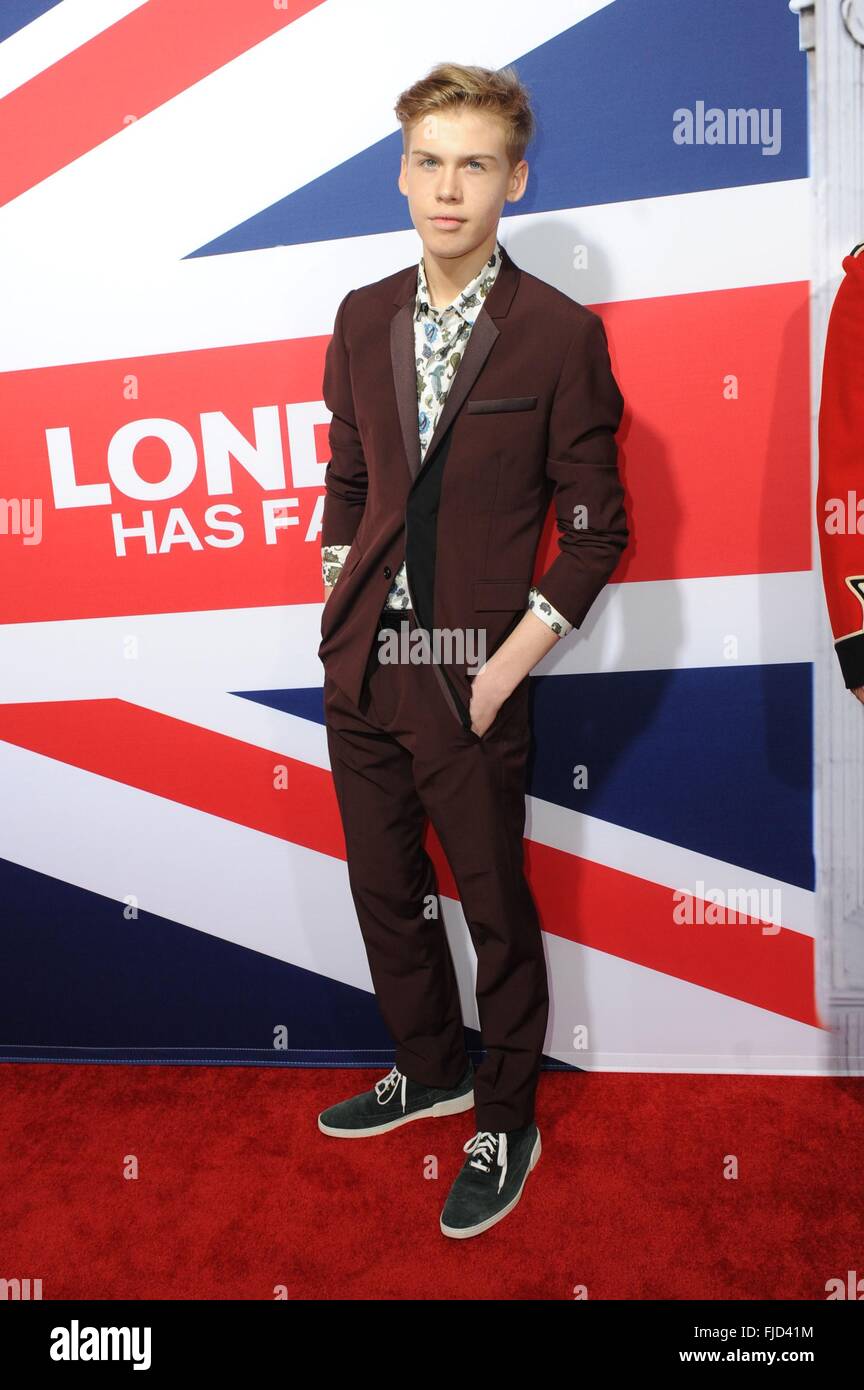 Los Angeles, CA, USA. 1st Mar, 2016. Aiden Alexander at arrivals for ...