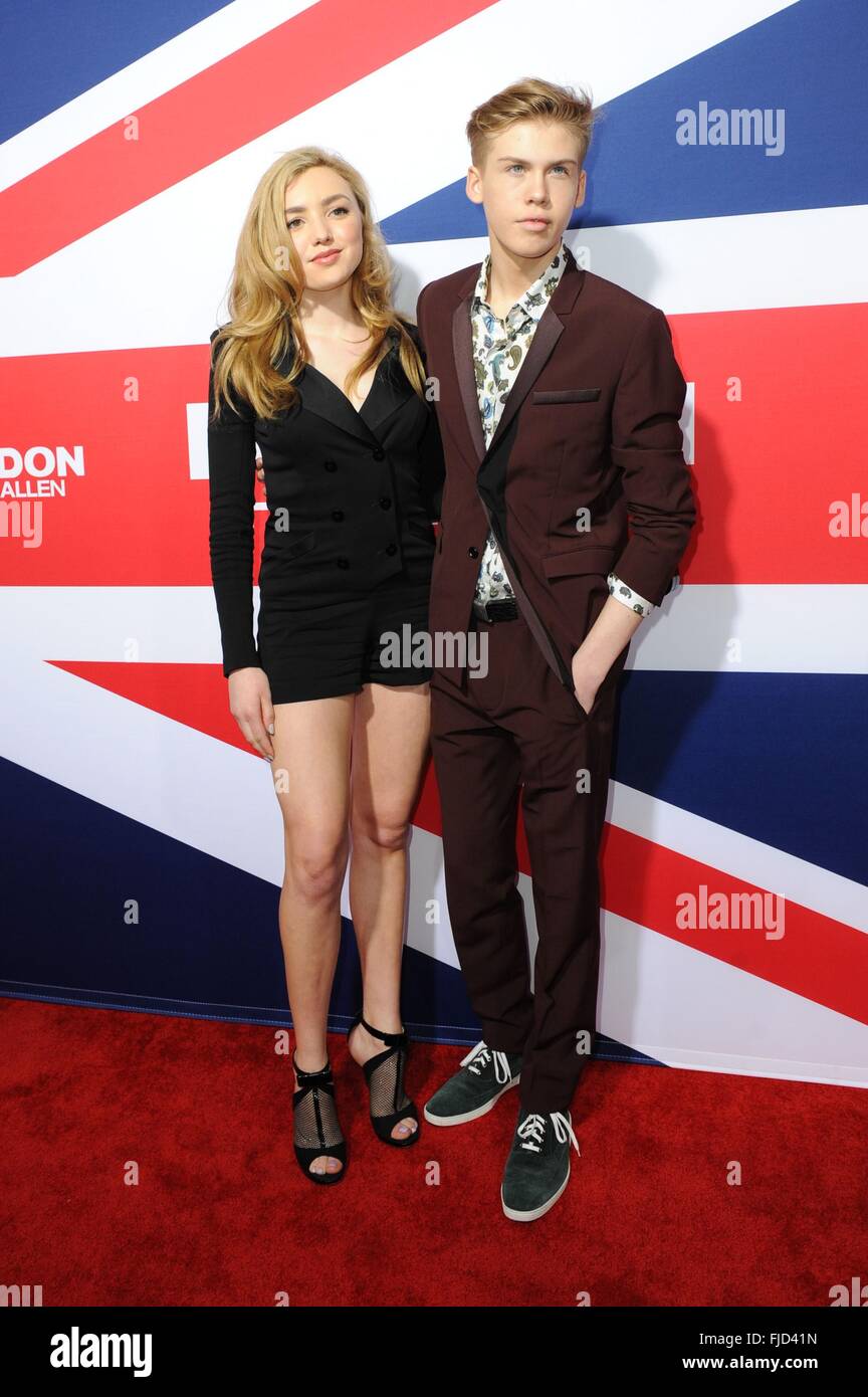 Los Angeles, CA, USA. 1st Mar, 2016. Peyton List, Aiden Alexander at ...