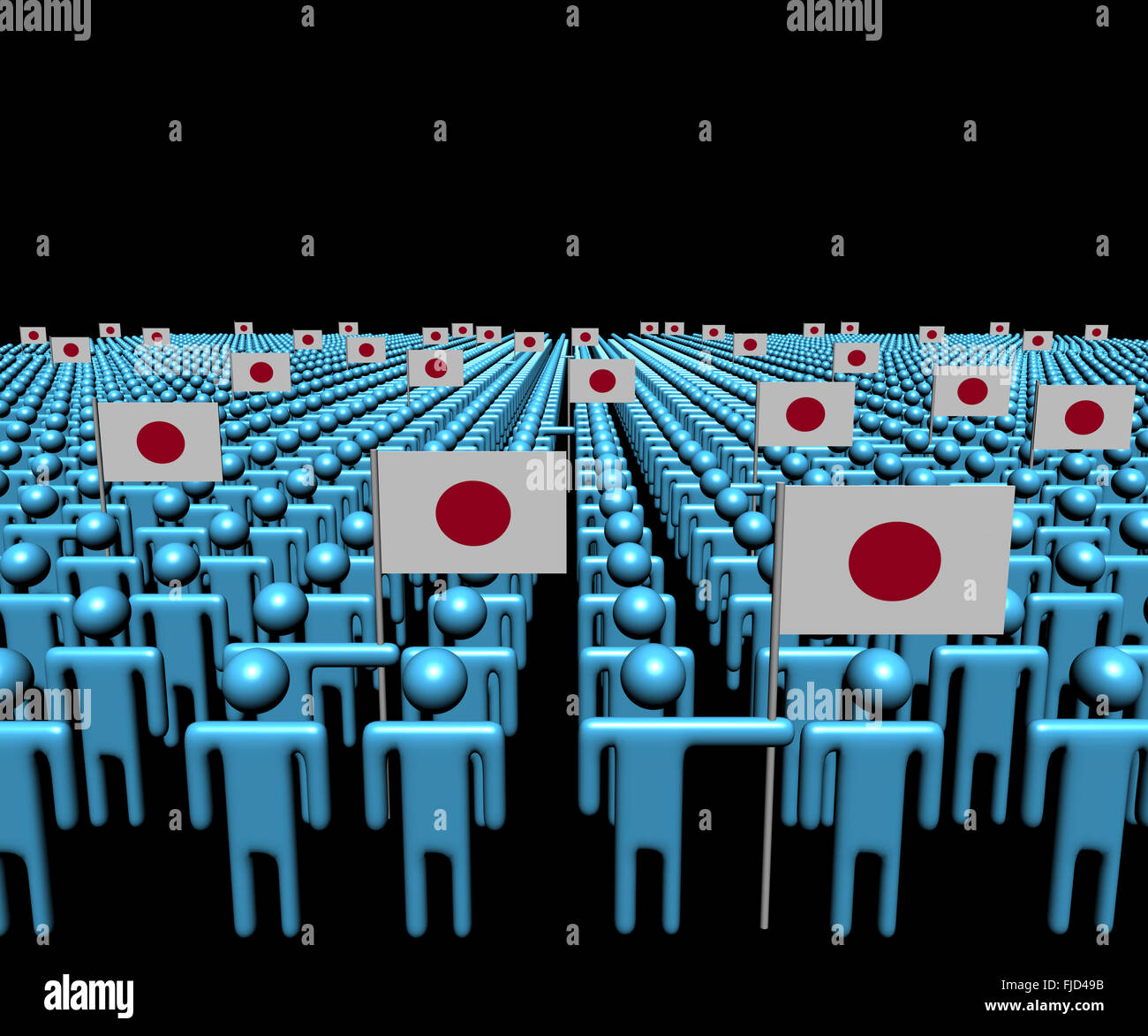 Many japanese flags hi-res stock photography and images - Alamy