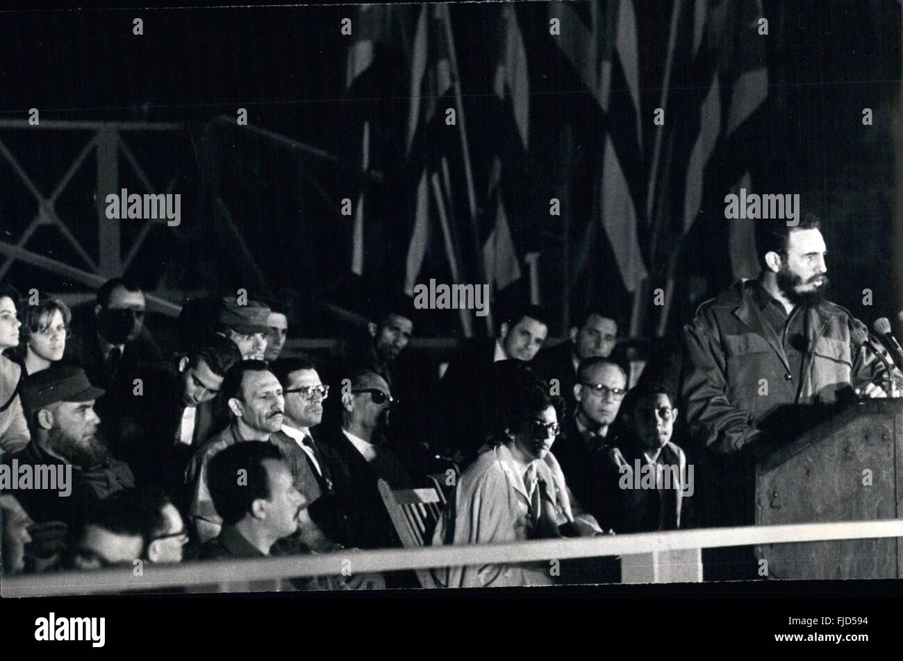 Castro speech 1968 hi-res stock photography and images - Alamy