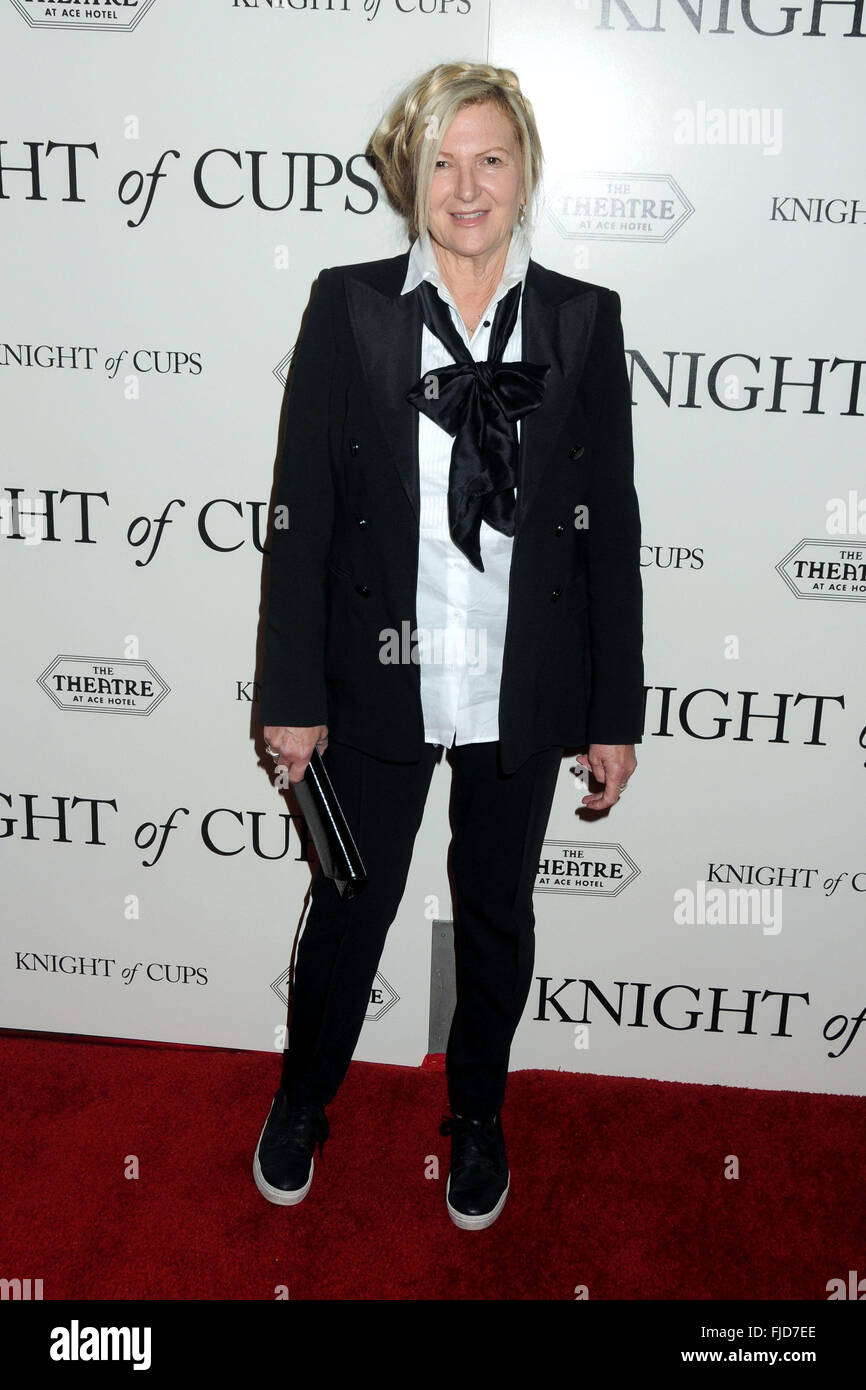 Los Angeles, CA, USA. 1st Mar, 2016. Jacqueline West. ''Knight Of Cups ...