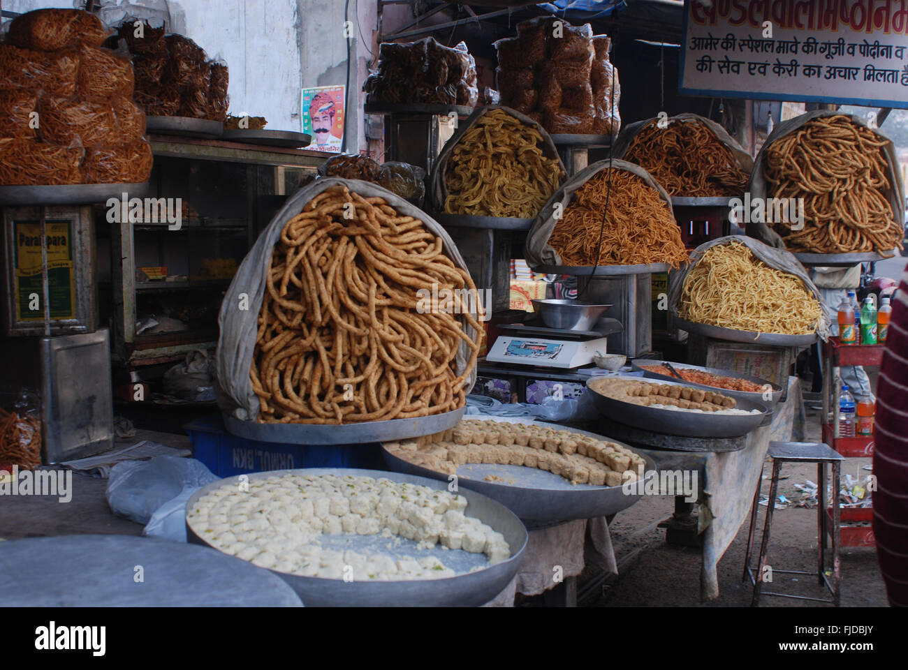 Snacks, jaipur, rajasthan, india, asia Stock Photo - Alamy